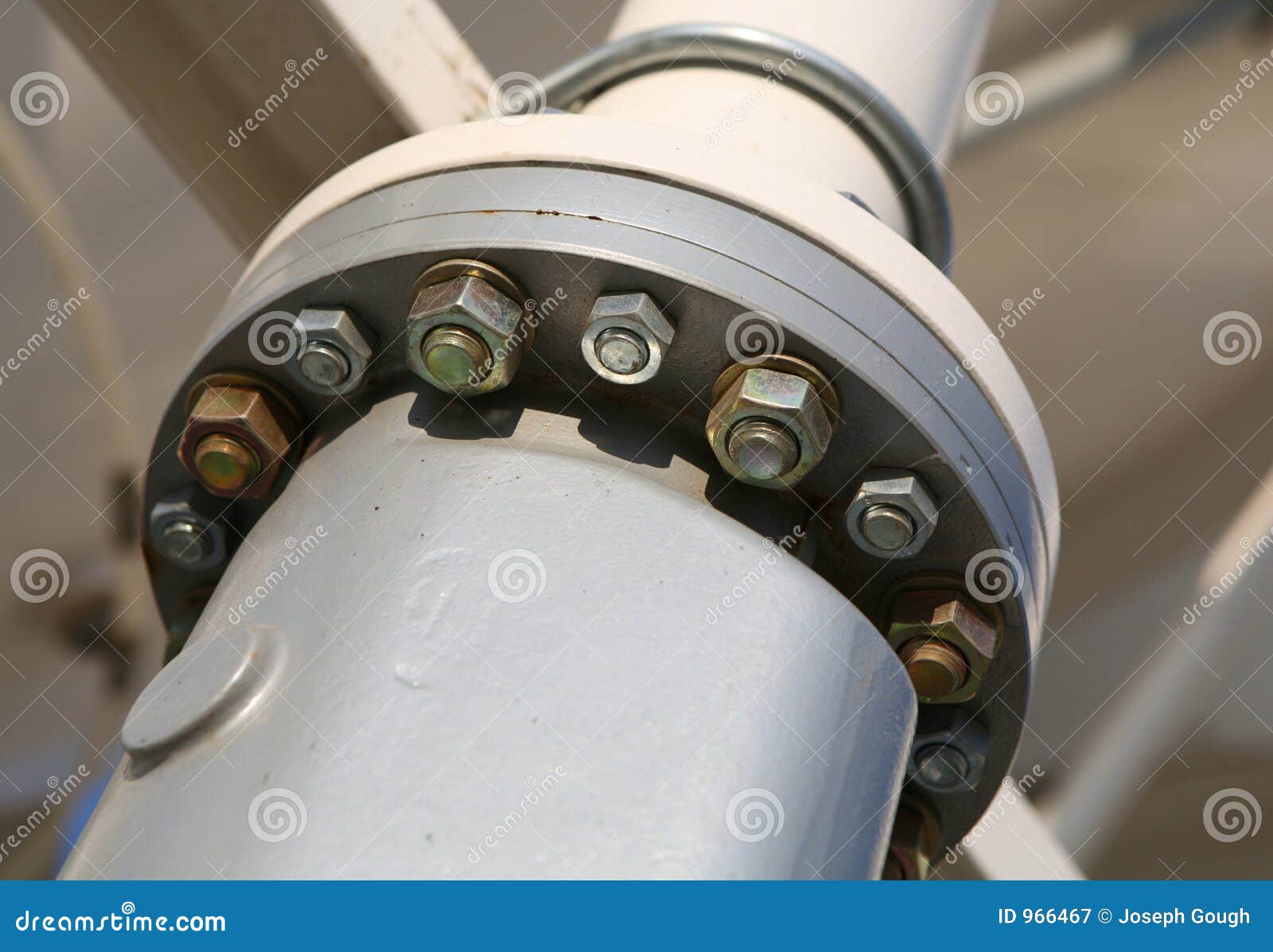 Industriële Flens stock afbeelding. Image of faciliteit - 966467