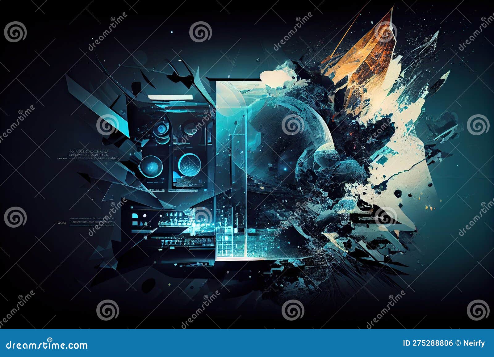 Industrial Abstract Background Stock Photo - Image of computer ...