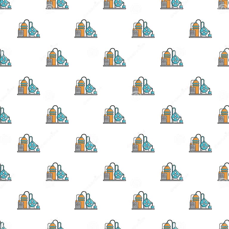 Industrial Abstract Machine Pattern Seamless Stock Vector ...