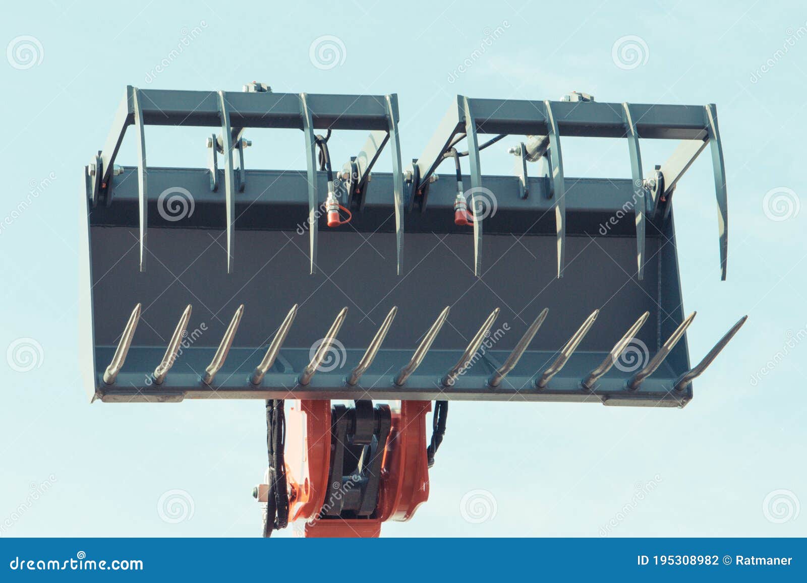 Industrial or Agricultural Loader Machine Using for Transport Bales of ...