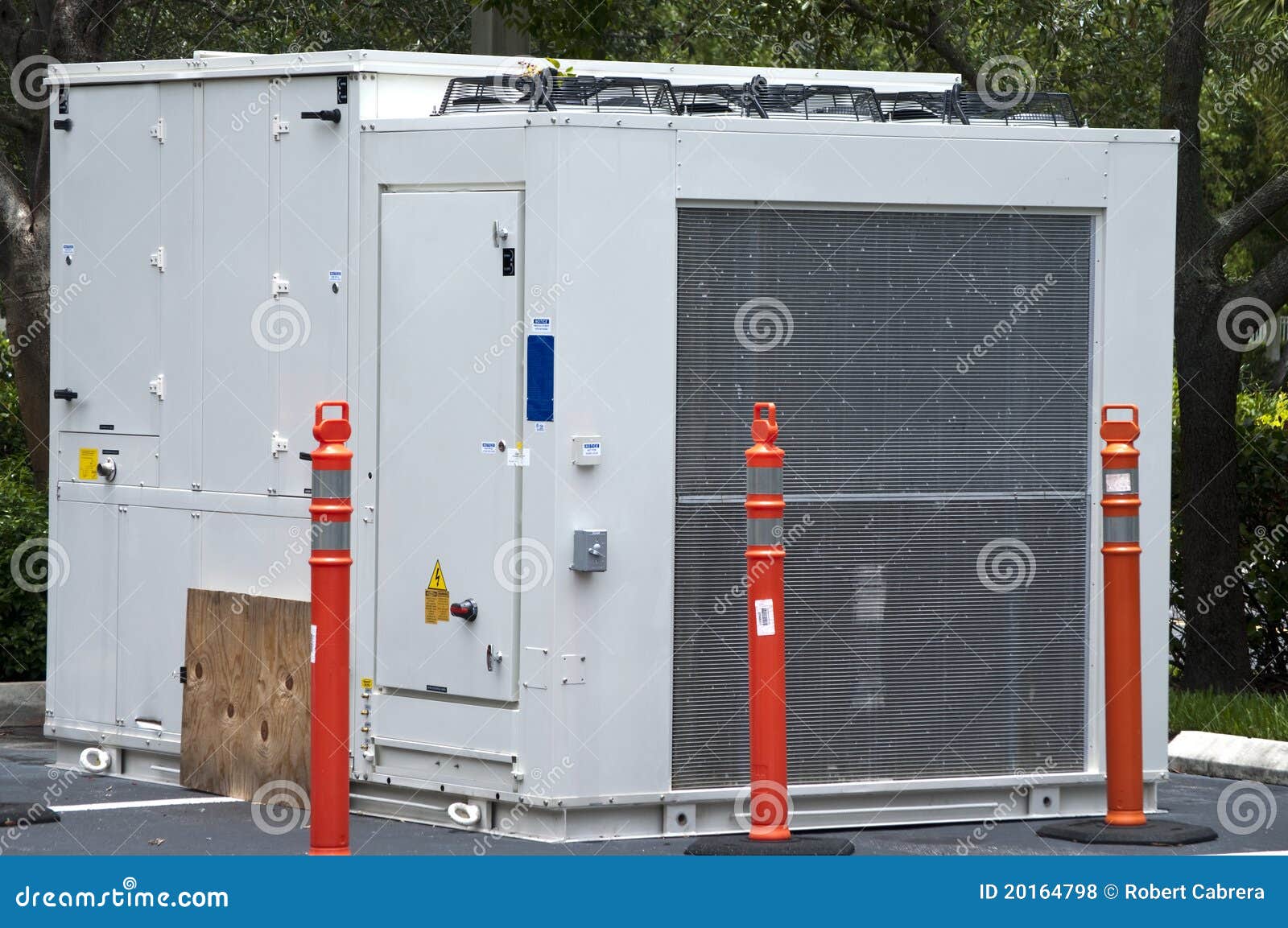 Industrial Air Conditioner Ready To Install Stock Photo - Image of ...