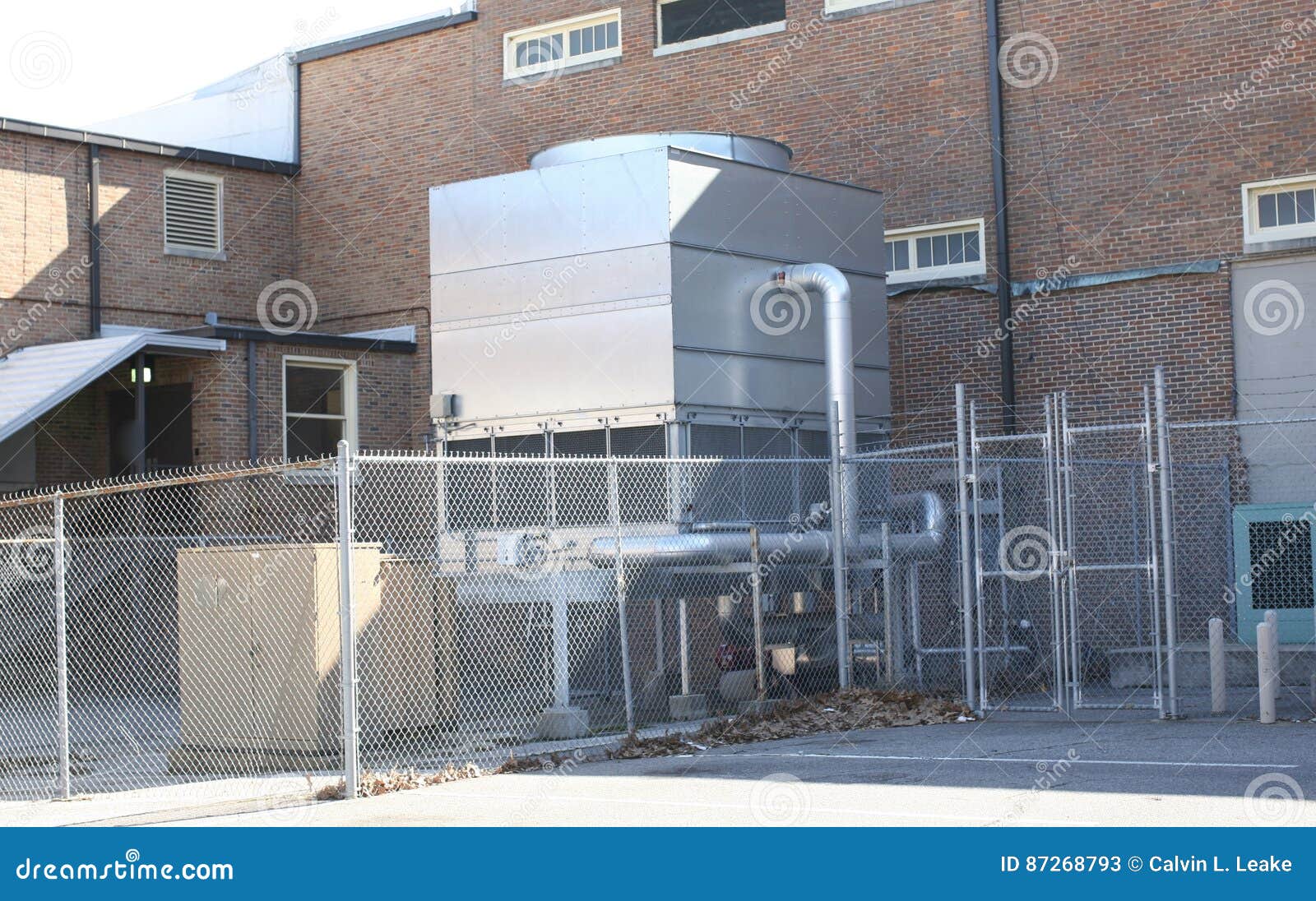 Industrial Air Conditioning Units Stock Image - Image of construction ...