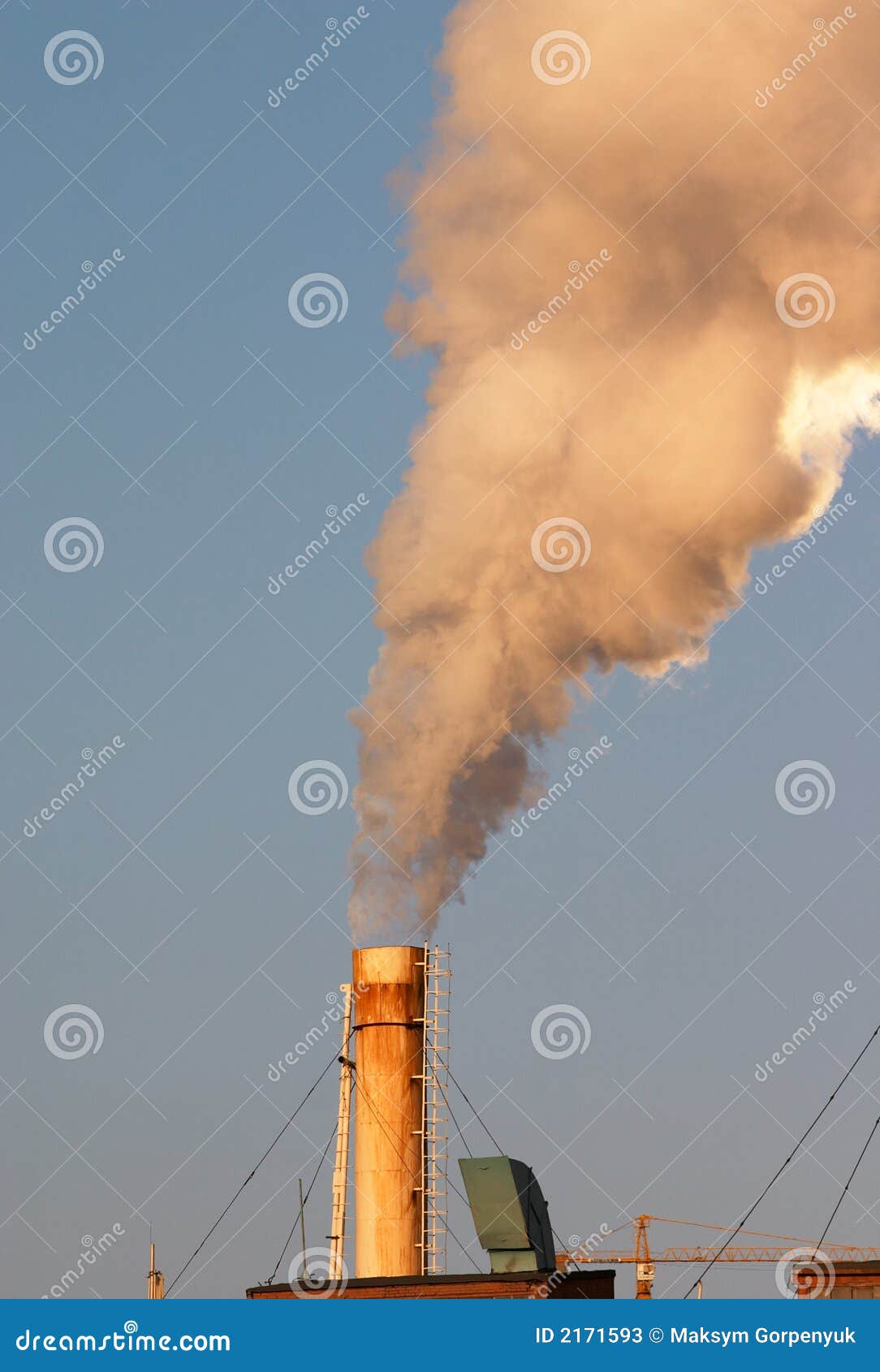 Industrial air pollution stock image. Image of pollution - 2171593