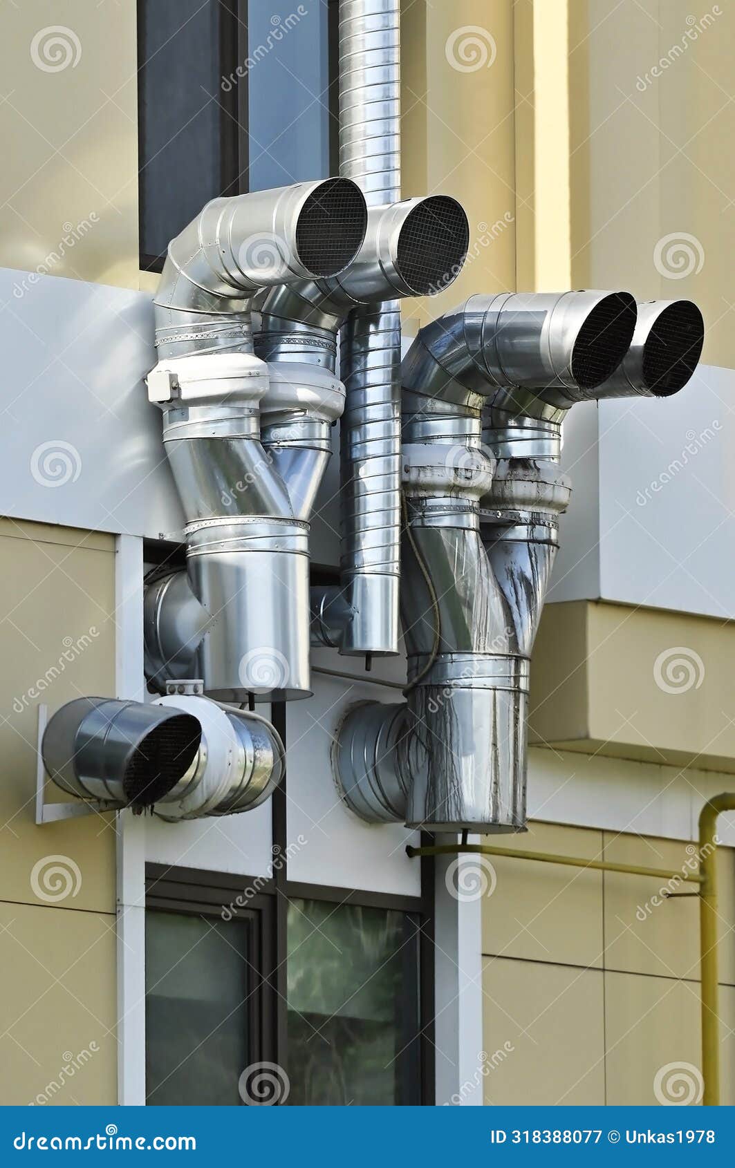 Industrial Air Ventilation System Stock Image - Image of engineering ...