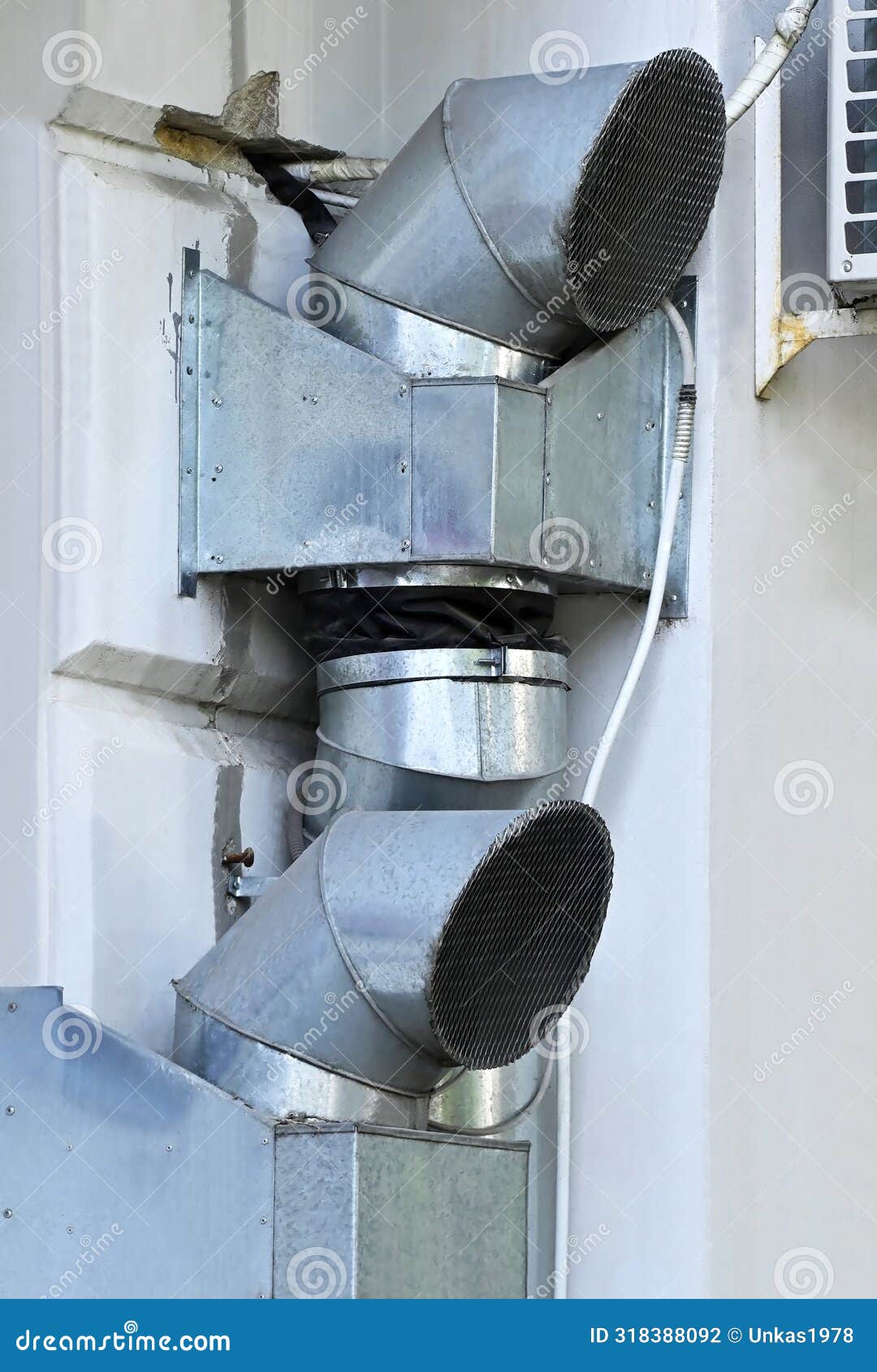 Industrial Air Ventilation System Stock Photo - Image of conditioner ...