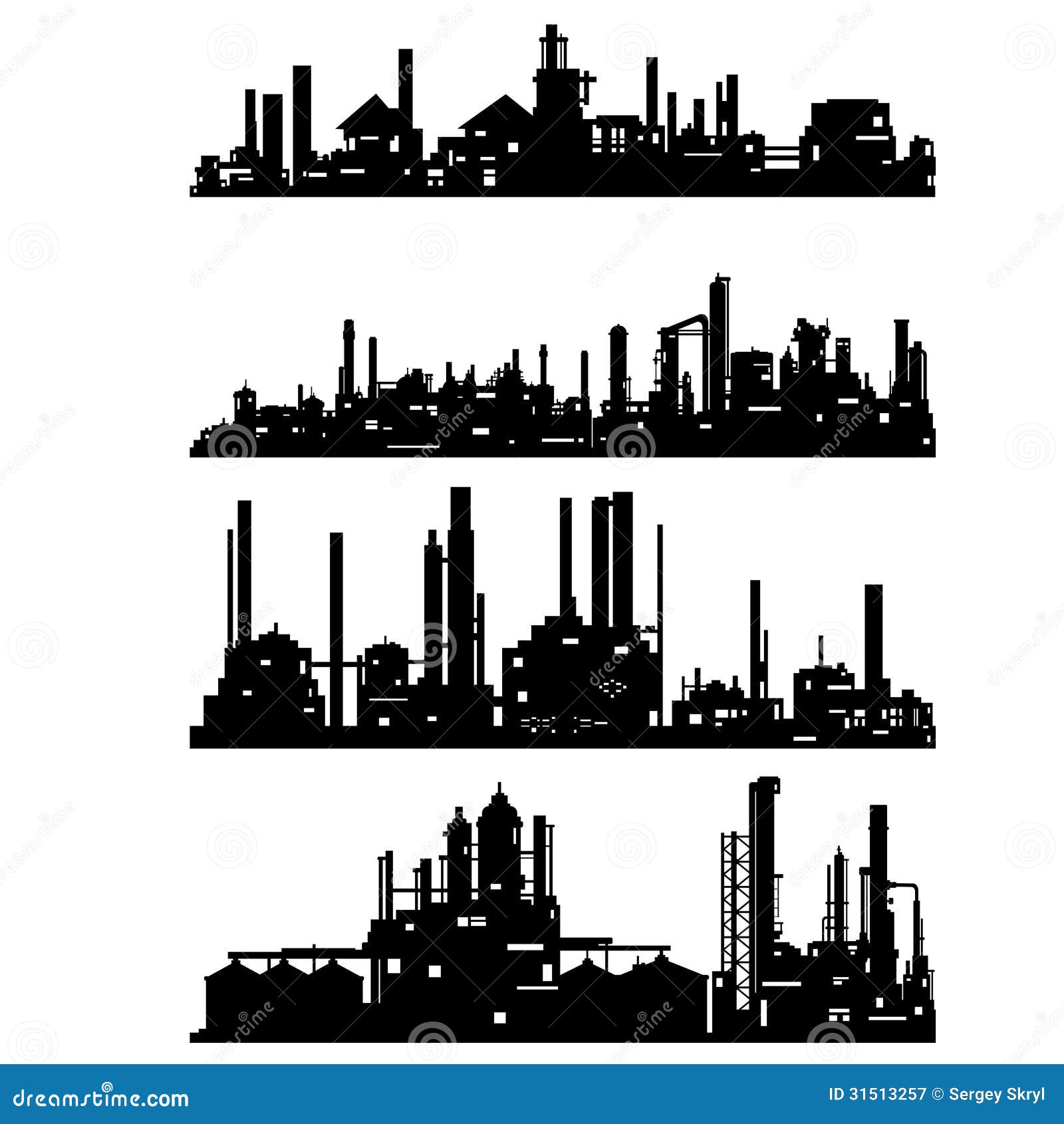 Industrial architecture stock vector. Illustration of architecture ...