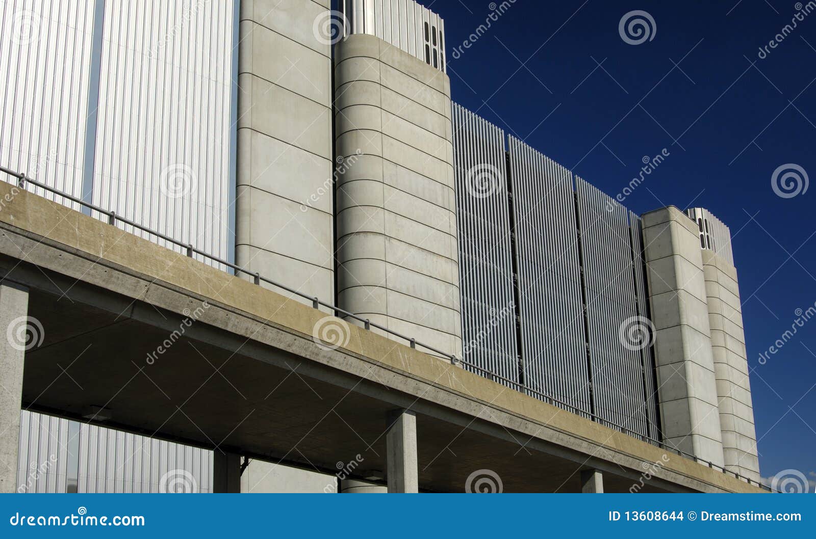 Industrial Architecture of a Silo Stock Photo - Image of structure ...