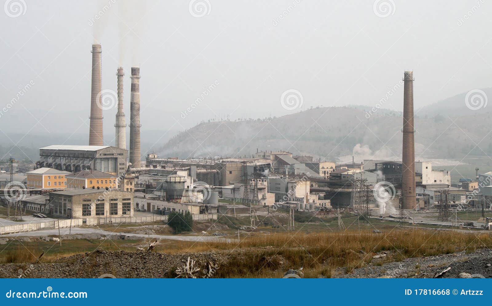 Industrial area stock photo. Image of manufacturing, industry - 17816668