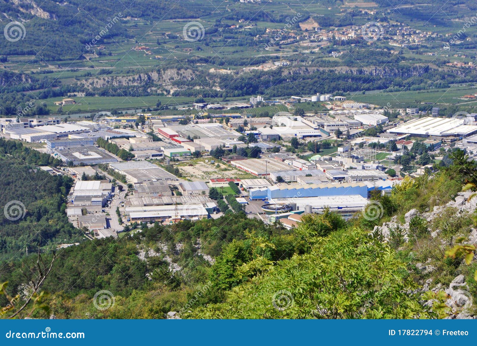 Industrial area stock photo. Image of scene, modern, land - 17822794