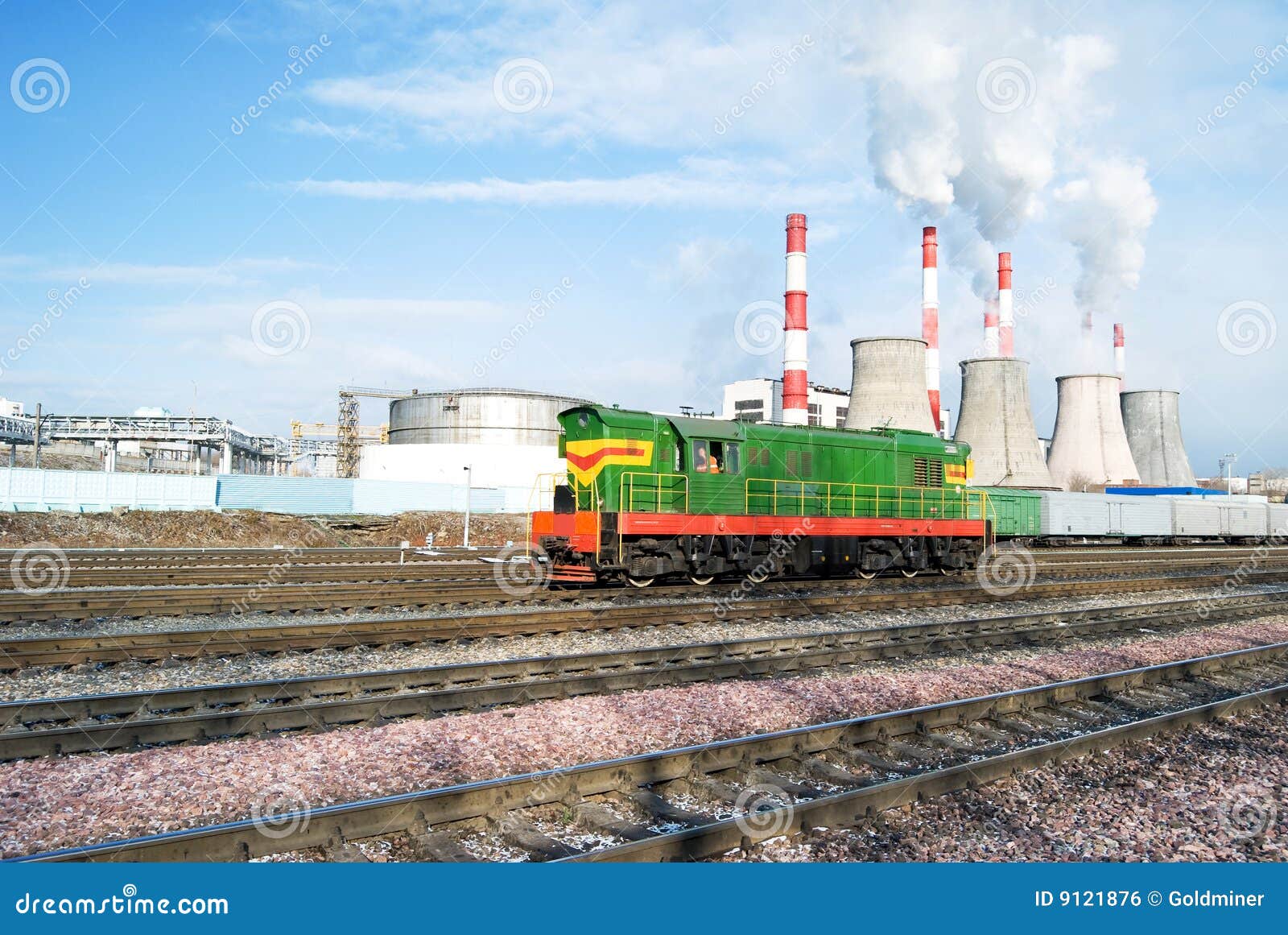 Industrial area stock photo. Image of smoke, area, factory - 9121876
