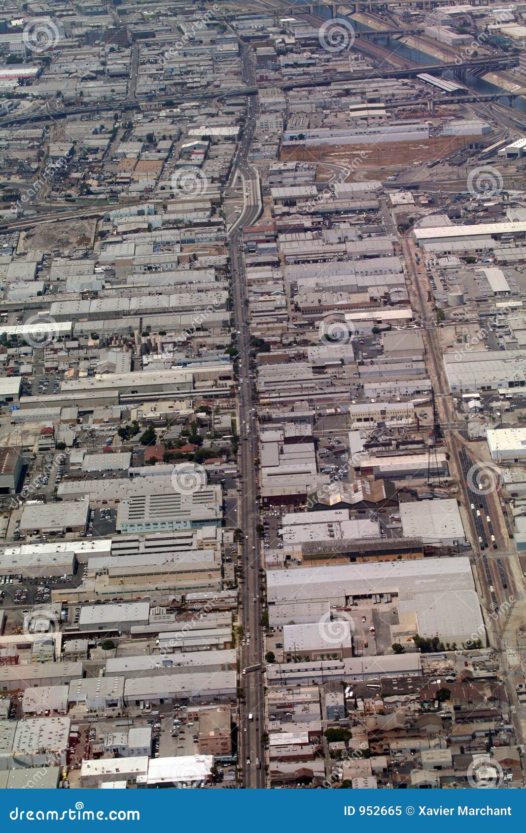 Industrial area stock image. Image of aerial, view, road - 952665