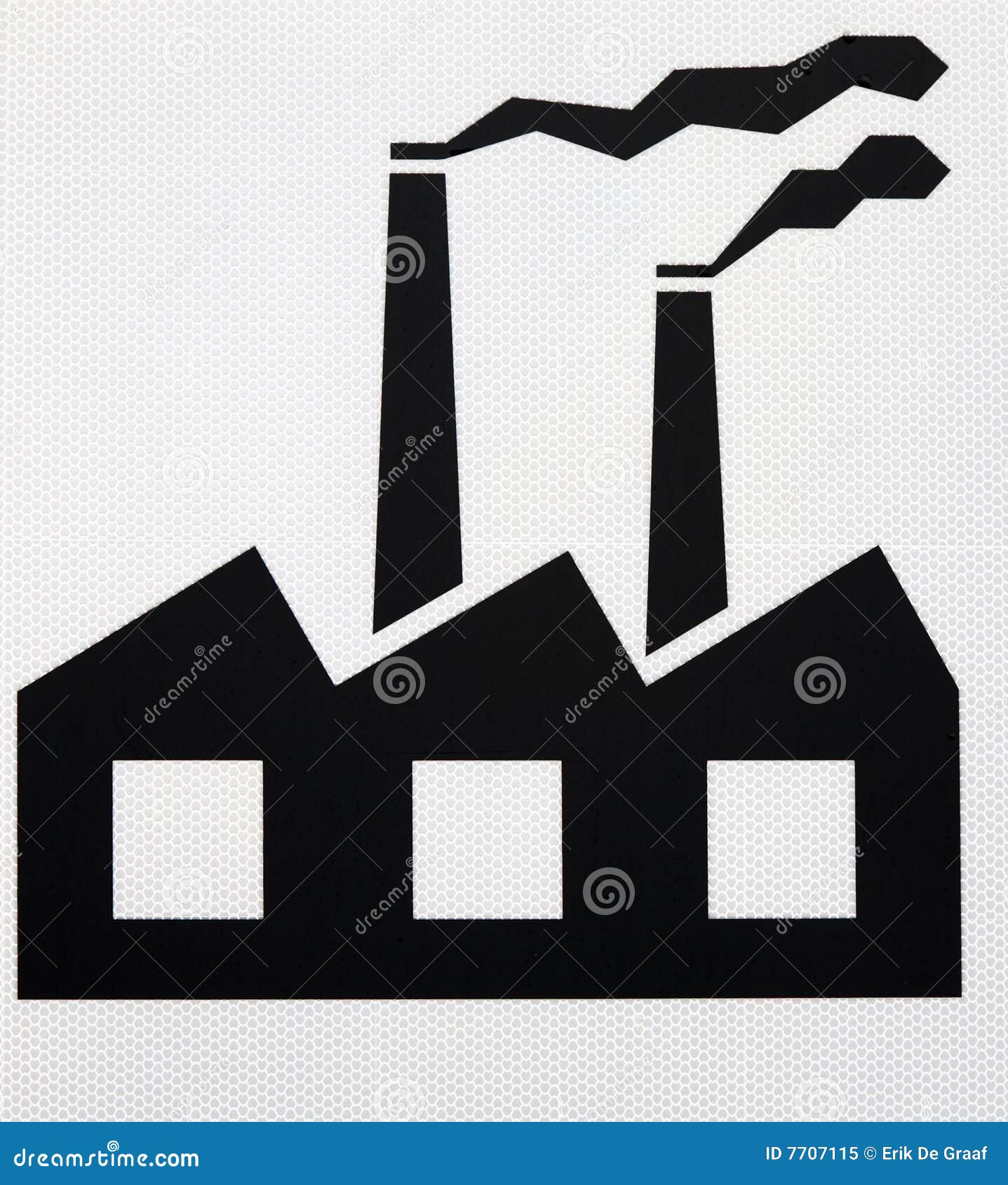 Industrial Area Pictogram Stock Image | CartoonDealer.com #7707115