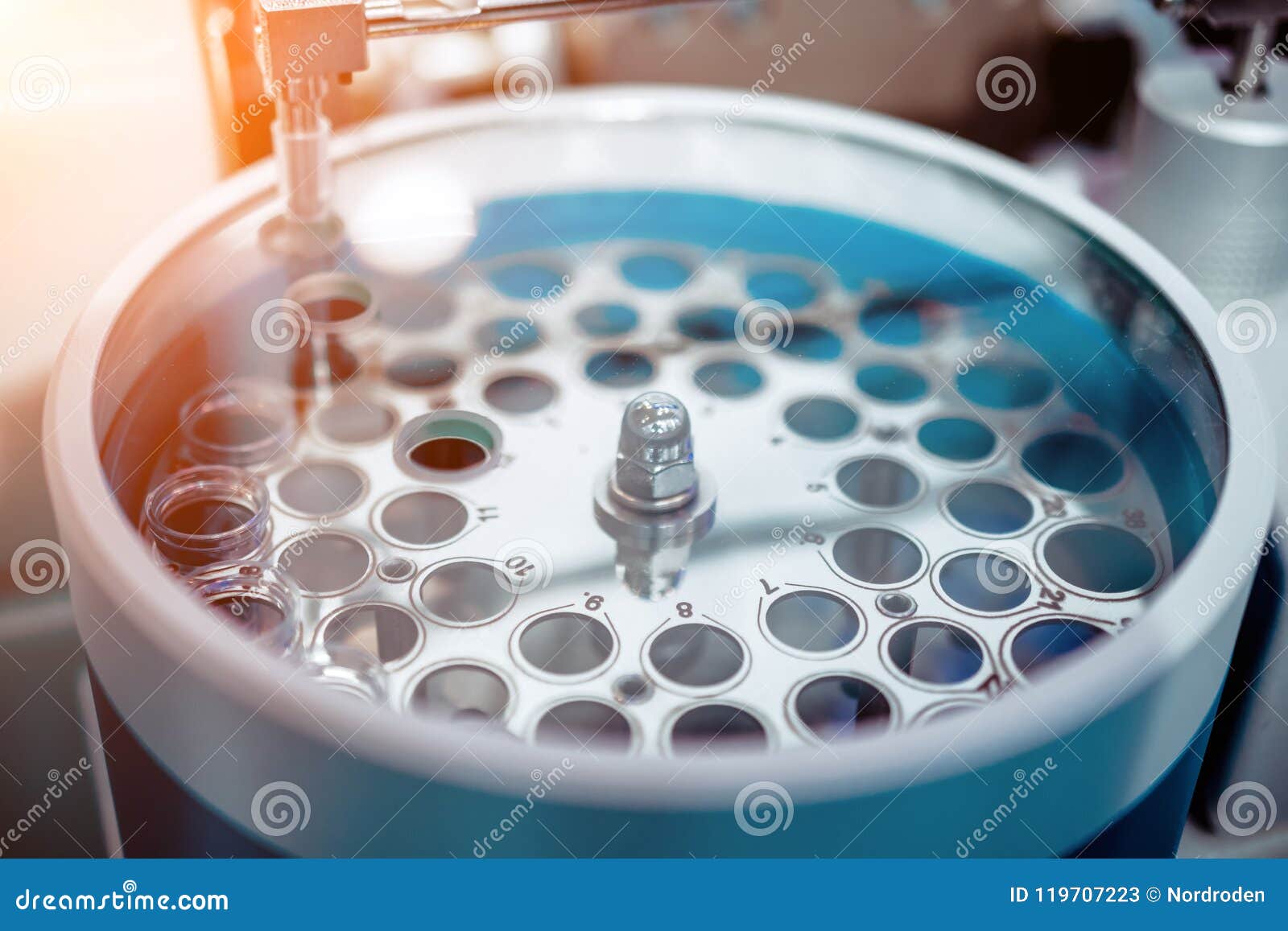 Industrial Automatic Analyzer Stock Image - Image of experiment ...