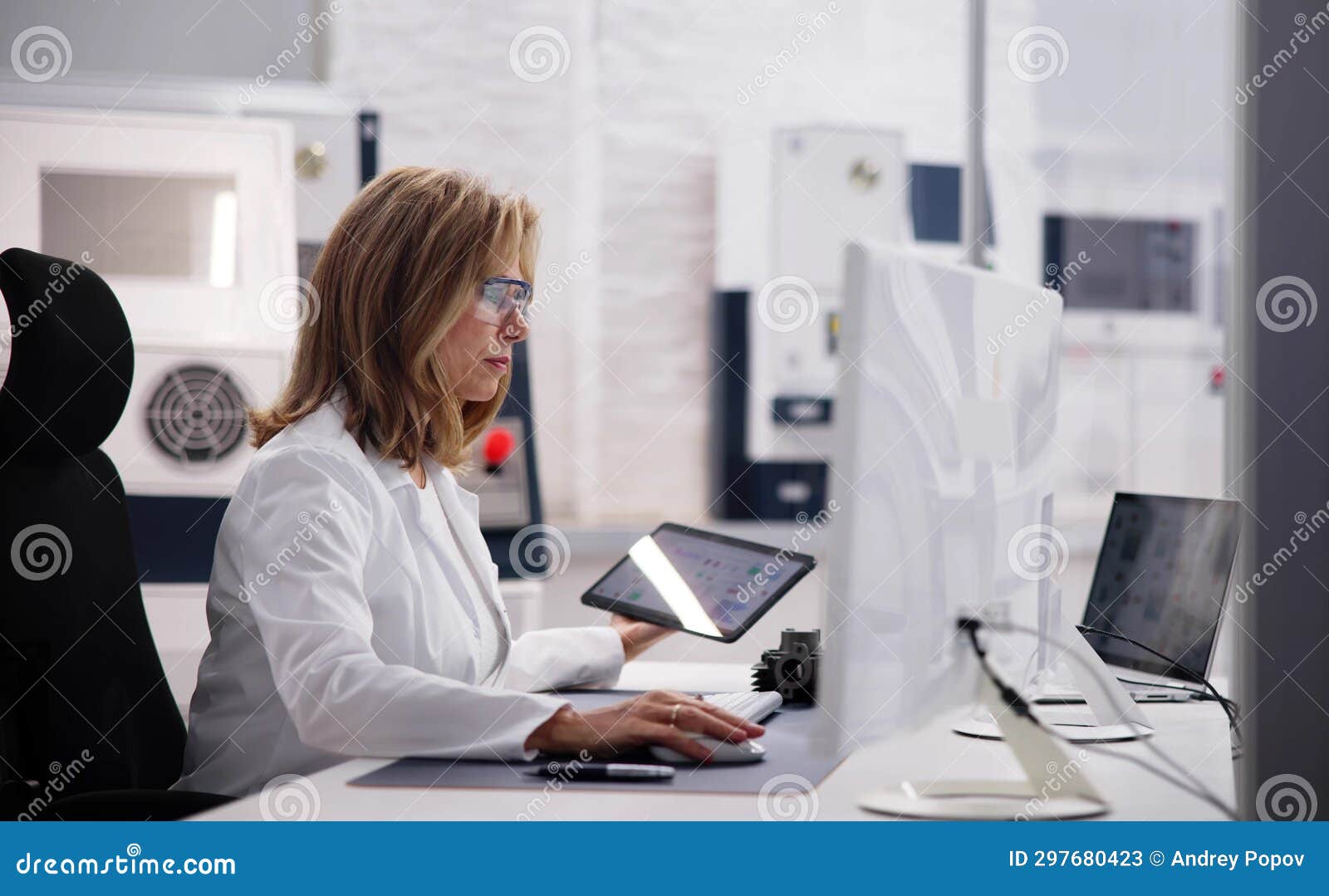Industrial Automation: a Computer Engineer S Software Stock Image ...