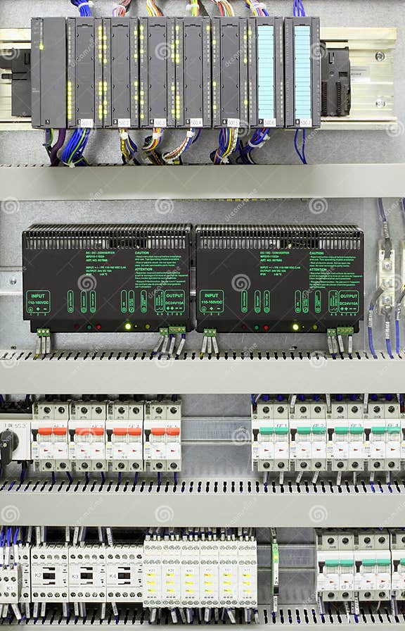 Industrial Automation and Control Stock Image - Image of converter ...
