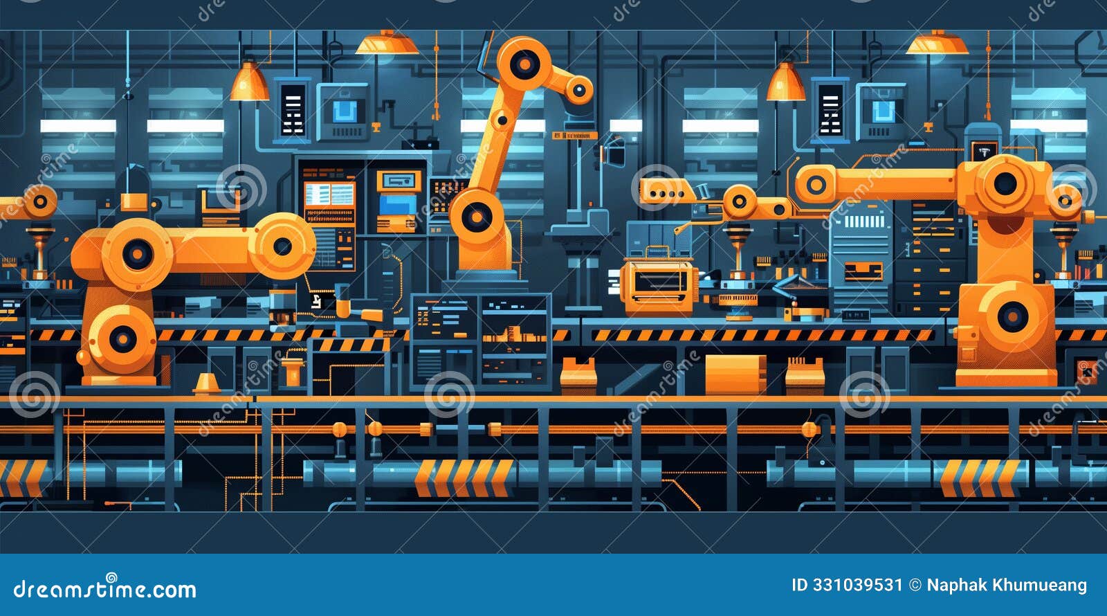 Industrial Automation in Full Swing, with Robots Handling Assembly ...