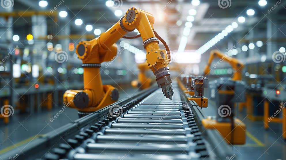 Industrial Automation, Robotic Automation in Manufacturing Involves ...