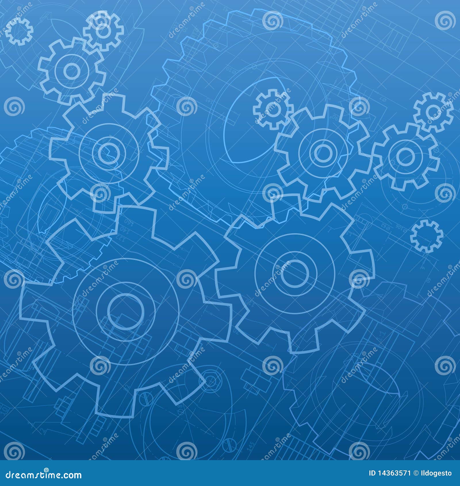 Industrial background stock vector. Illustration of engine - 14363571