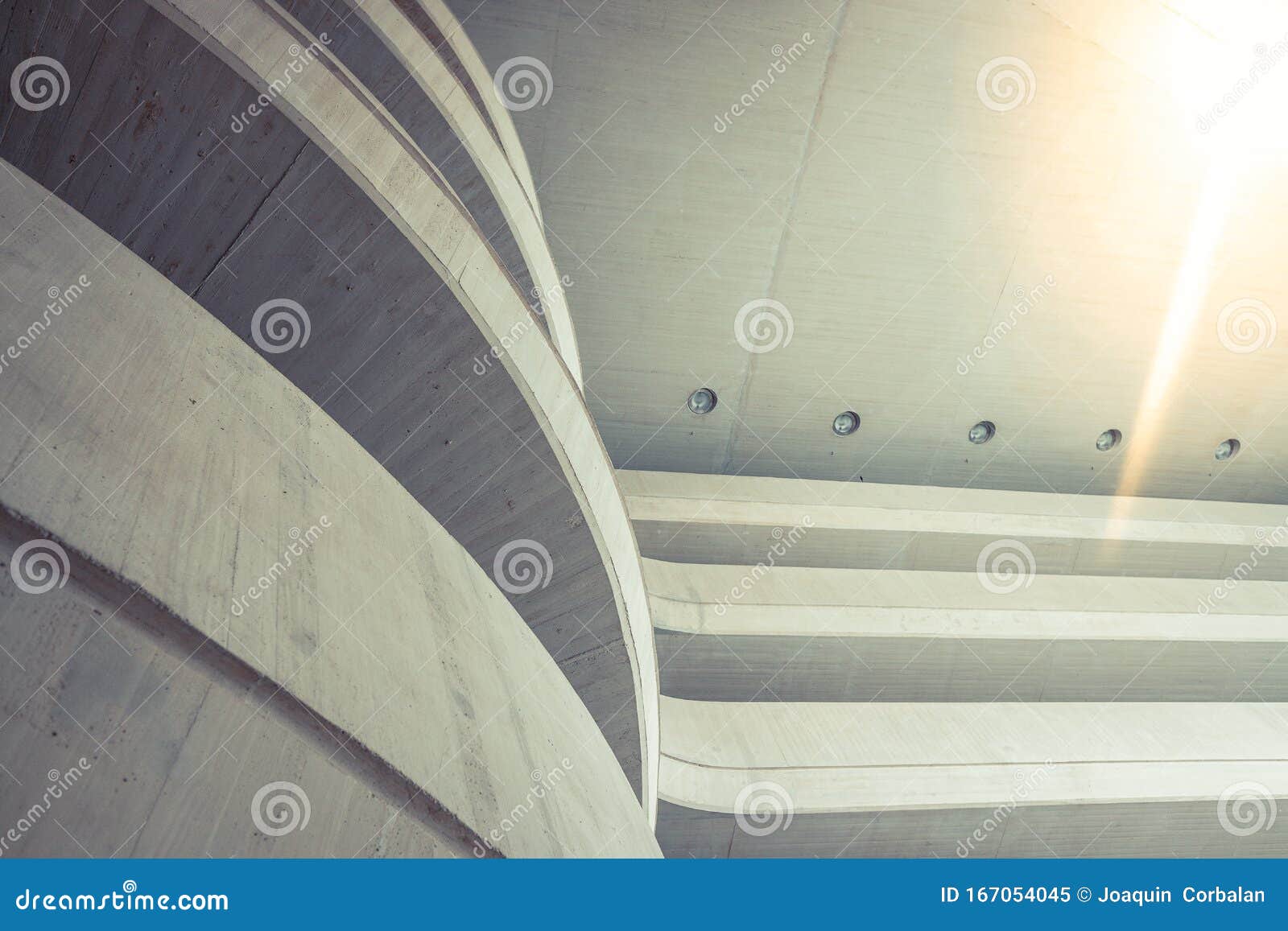 Industrial Background of a Composite Construction, of Simple Clear and ...