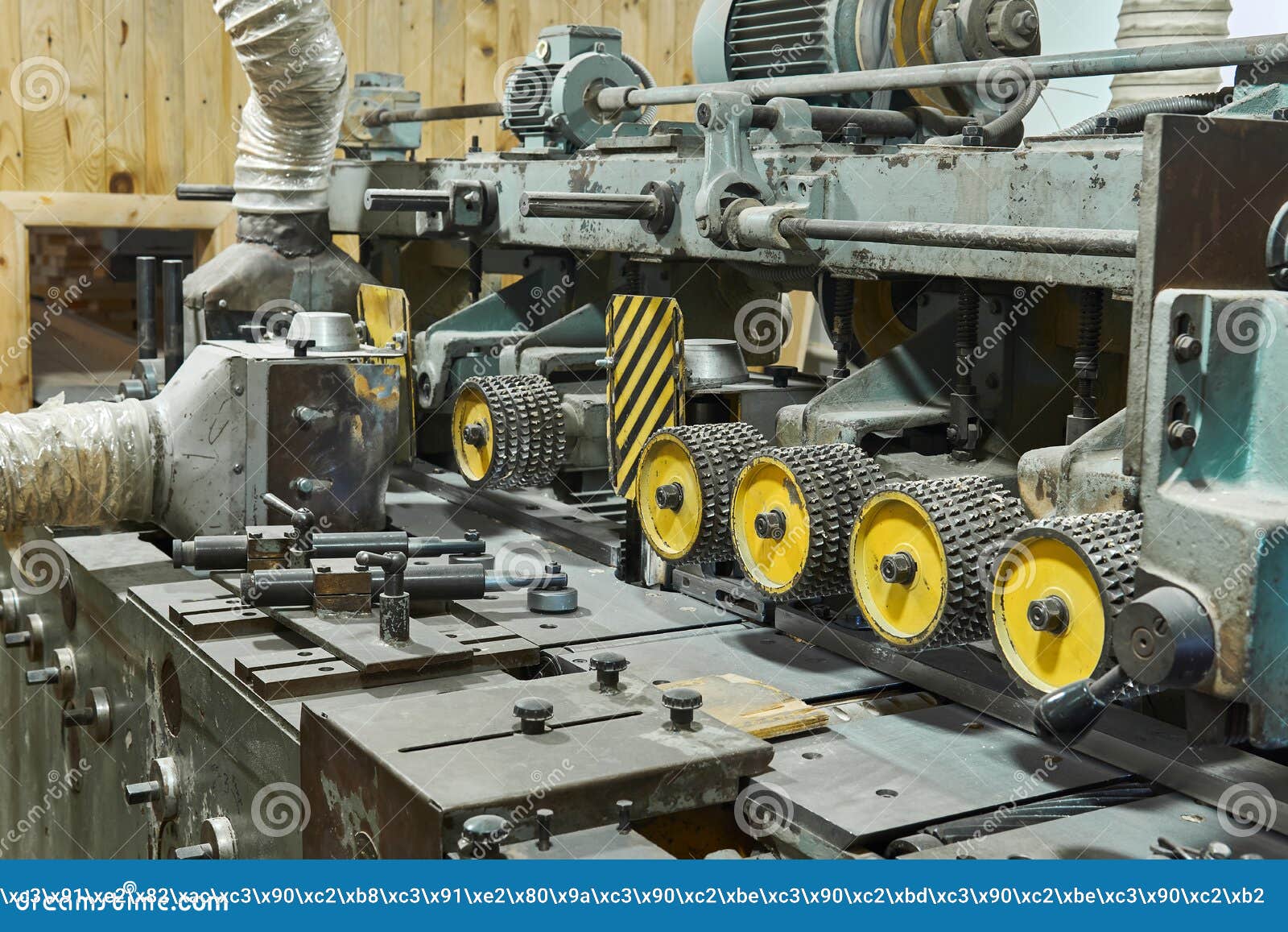 Industrial Background - a Fragment of a Machine for Making Wall Panel ...