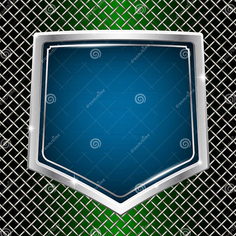 Industrial Background. Stainless Steel. Frame in the Form of a ...