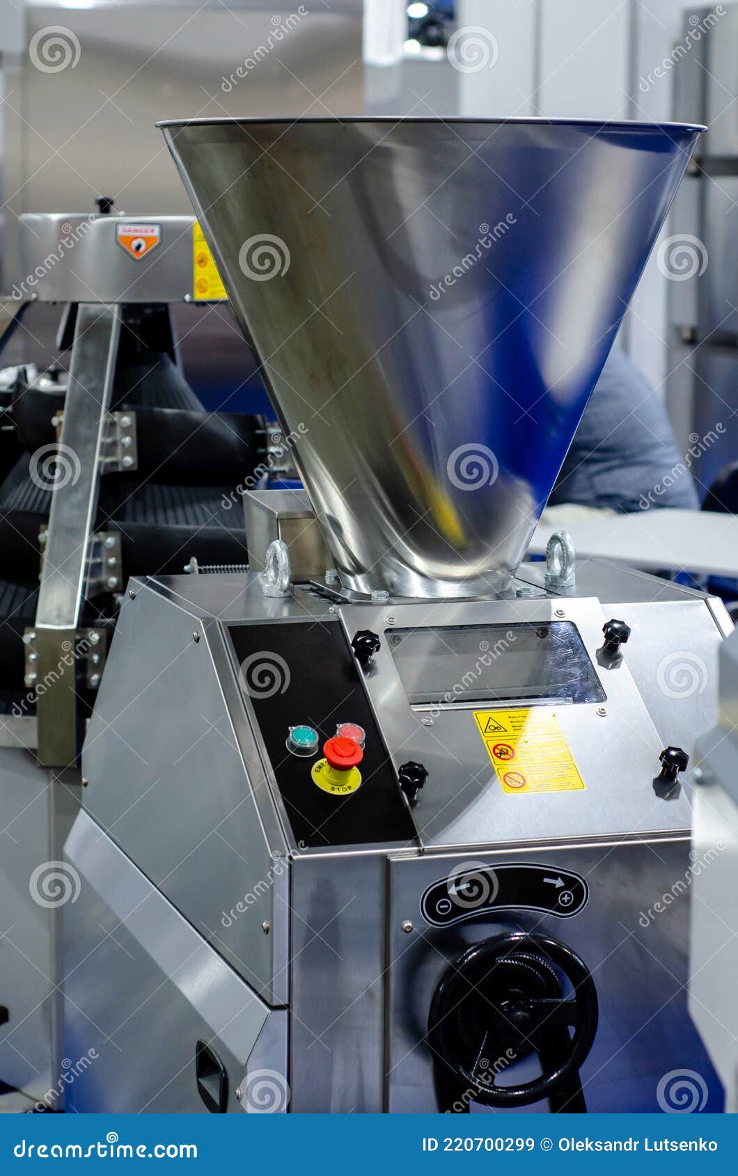 Industrial Bakery Machinery and Equipment Stock Image - Image of bread ...