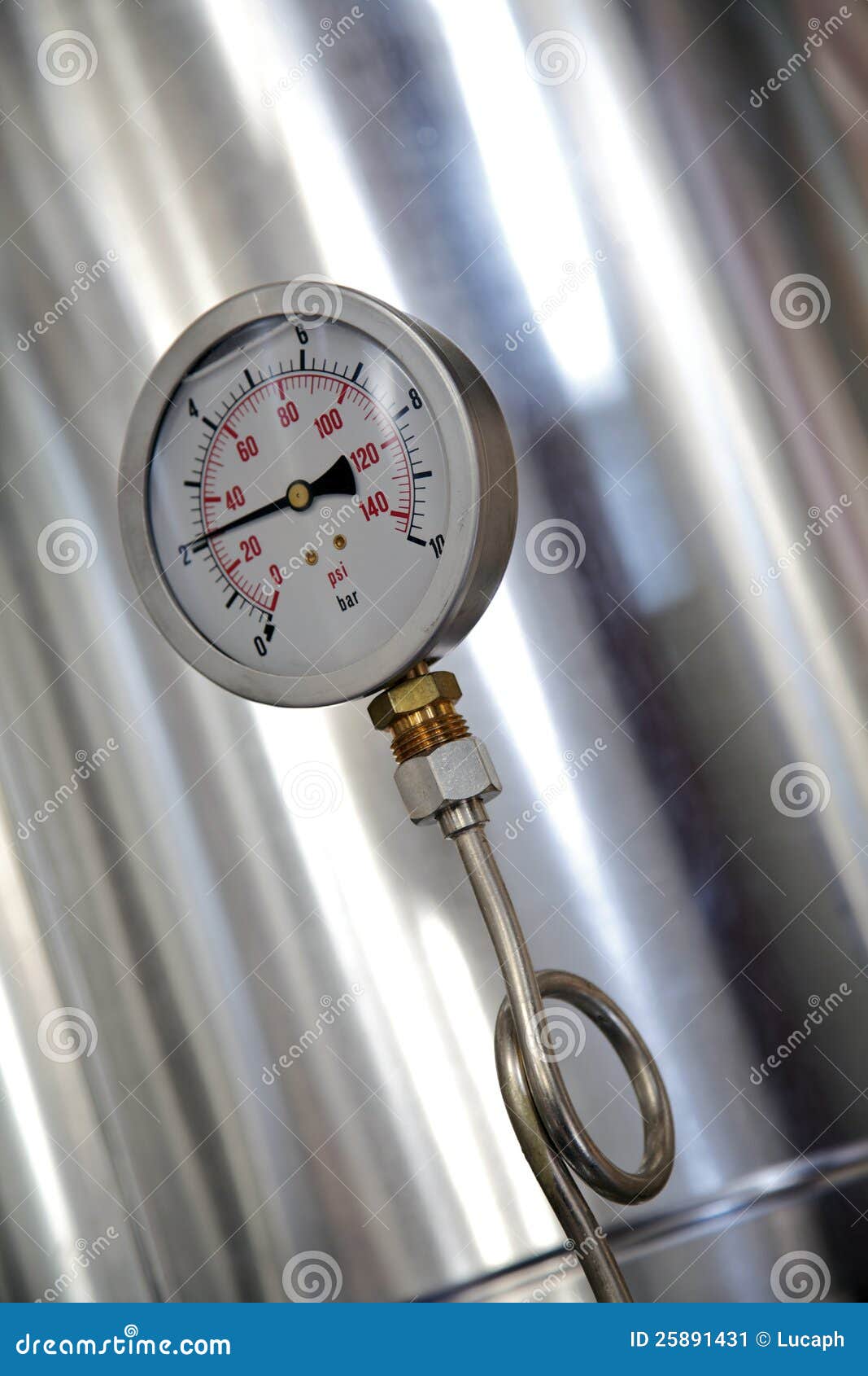 Industrial barometer stock image. Image of measurement - 25891431
