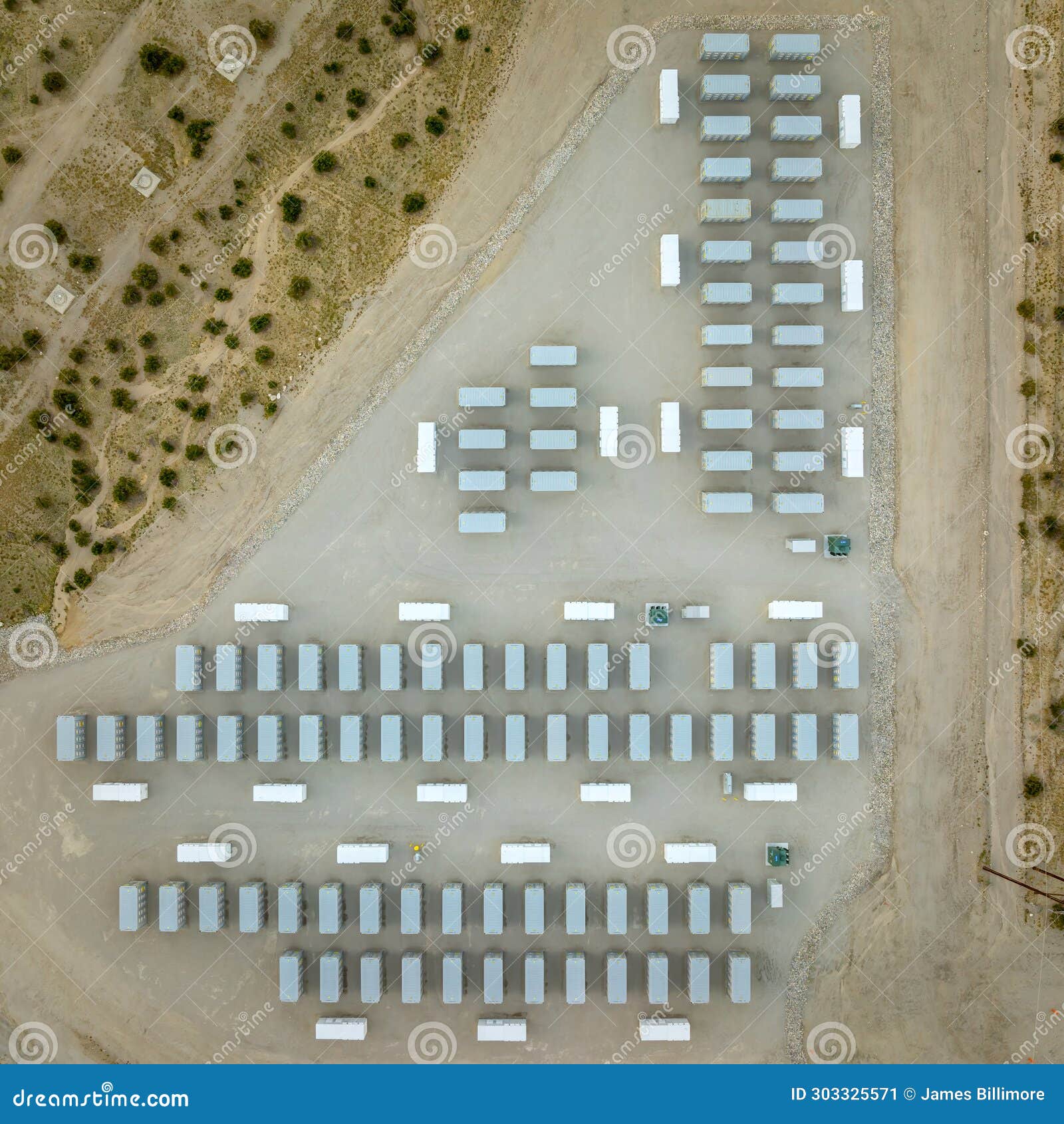 Industrial Battery Electrical Storage Array Stock Image - Image of ...