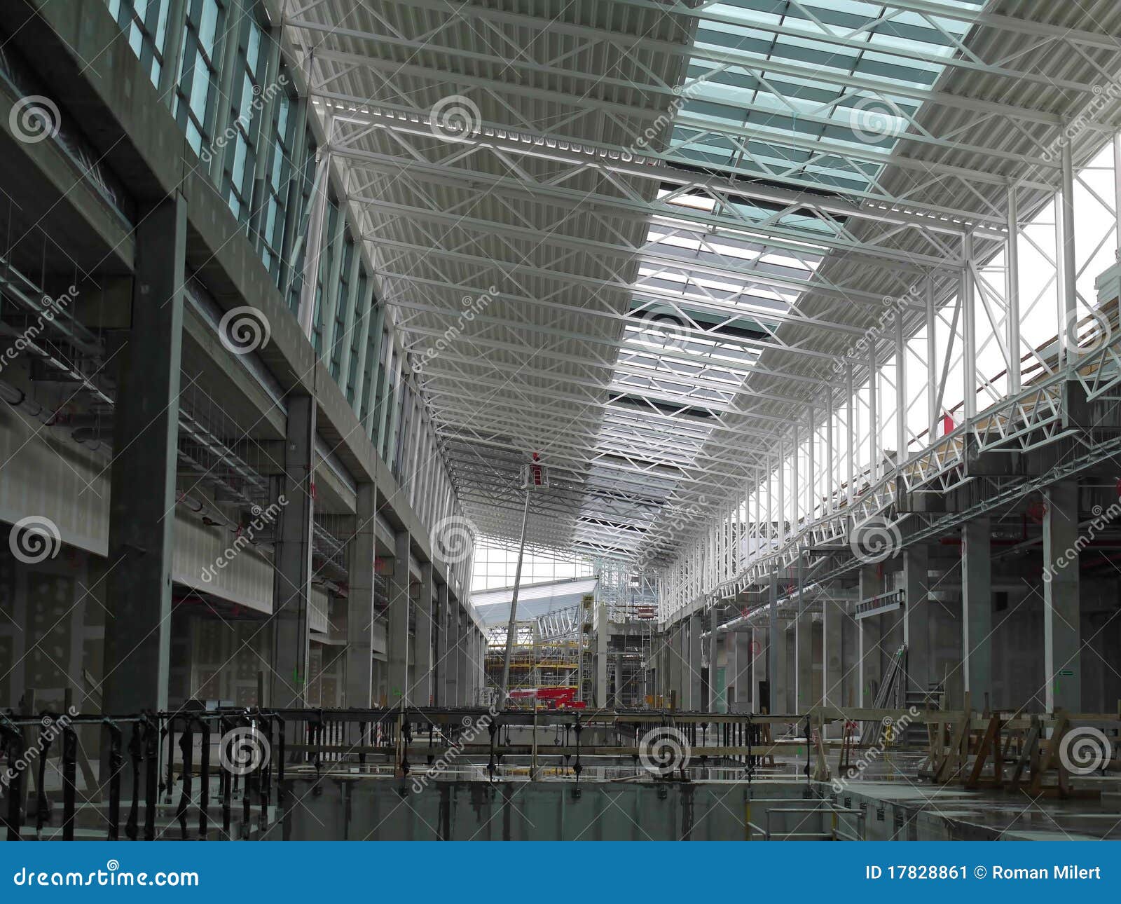 Industrial bay stock image. Image of building, stainless - 17828861