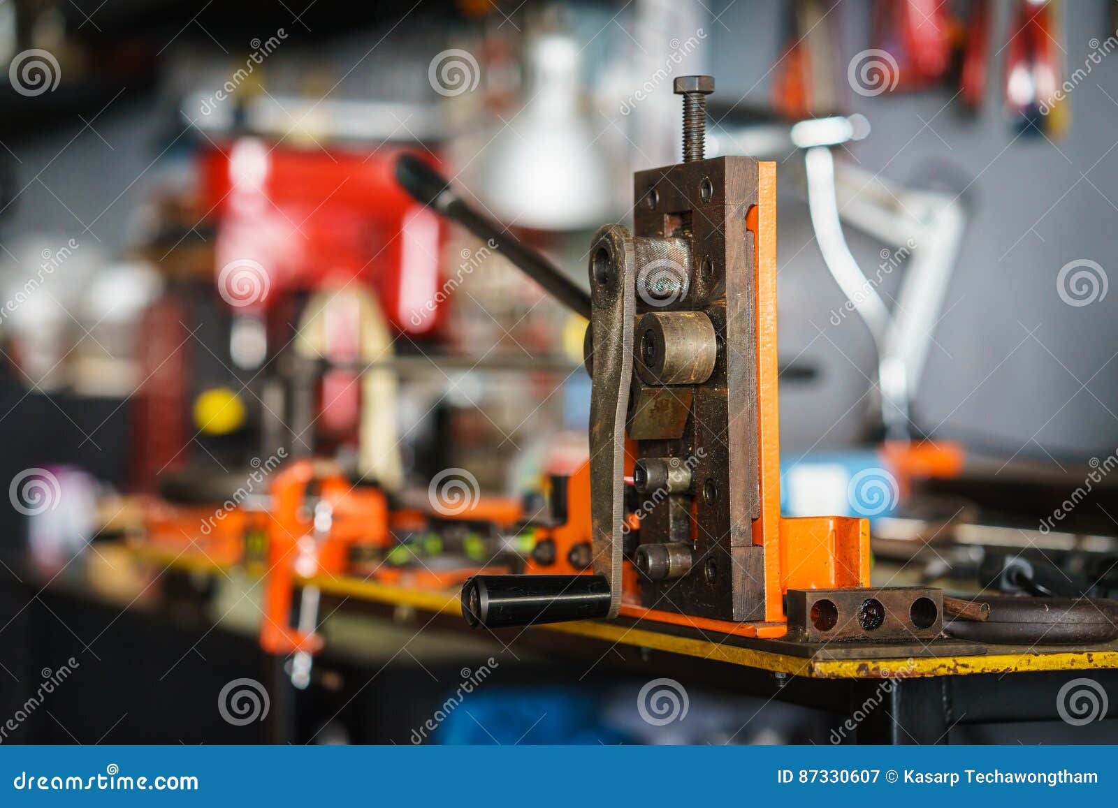 Industrial Bender Equipment Machine for Metal Pipe Bending. Selective ...