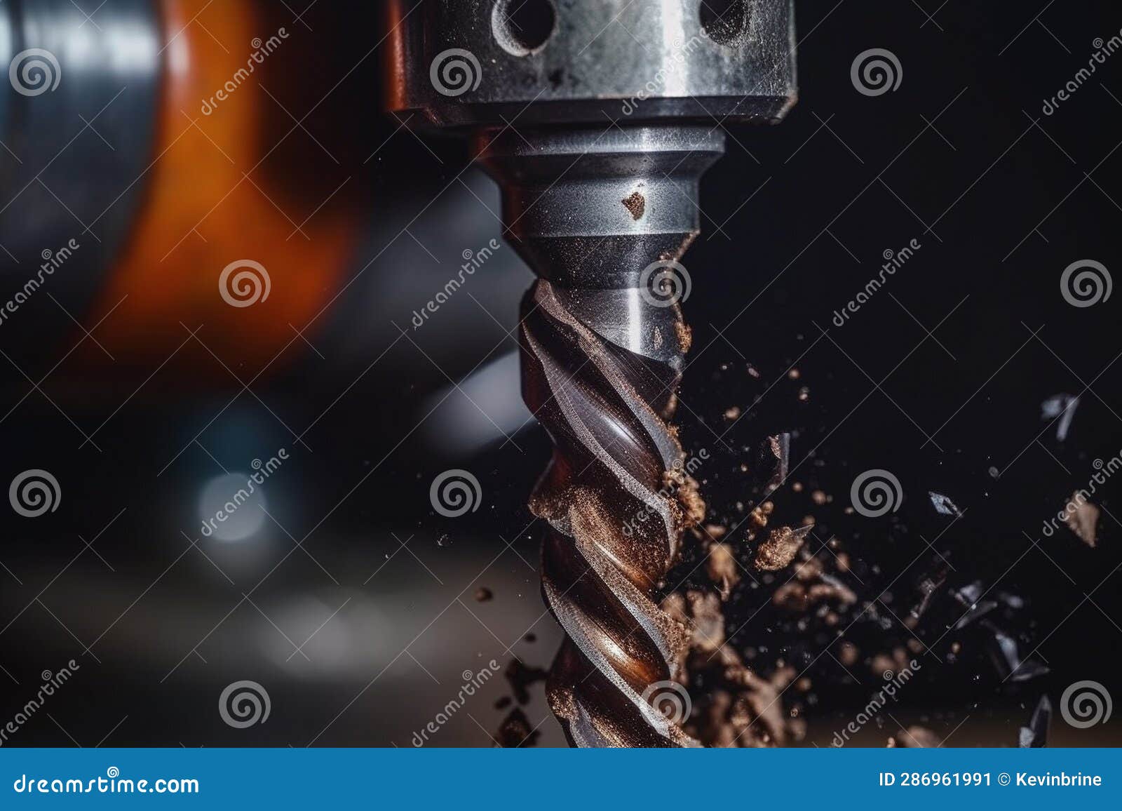 Industrial Drill Bit stock illustration. Illustration of workshop ...
