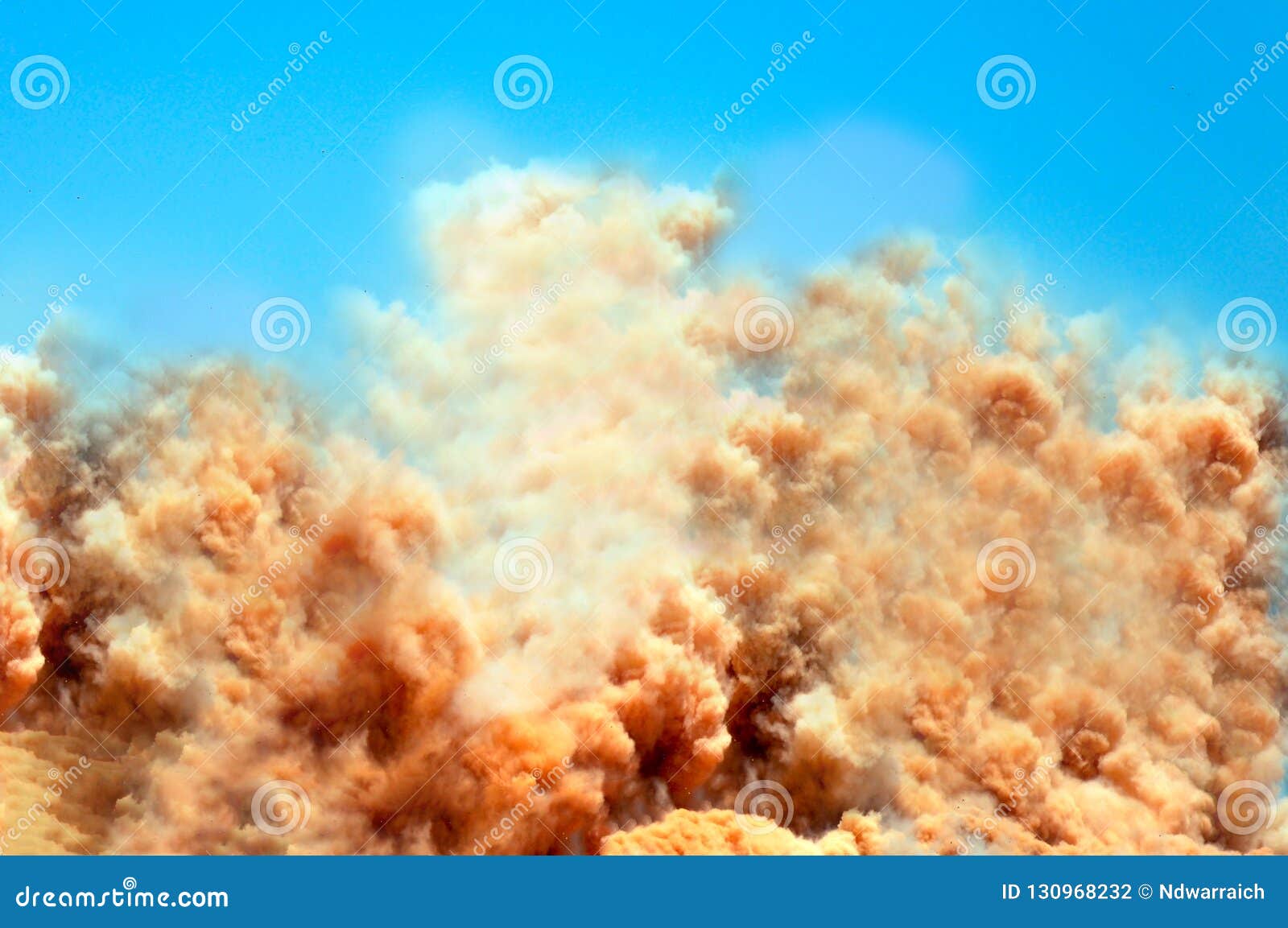 Industrial Blast on the Mining Site Stock Photo - Image of clouds, dust ...