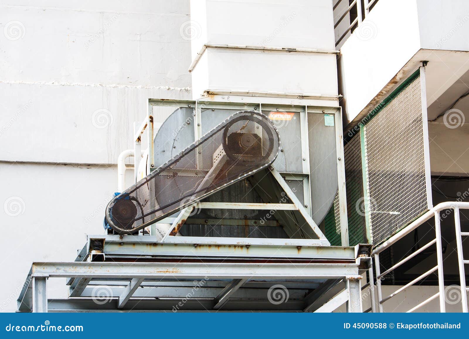 Industrial Blower stock photo. Image of mechanical, power - 45090588