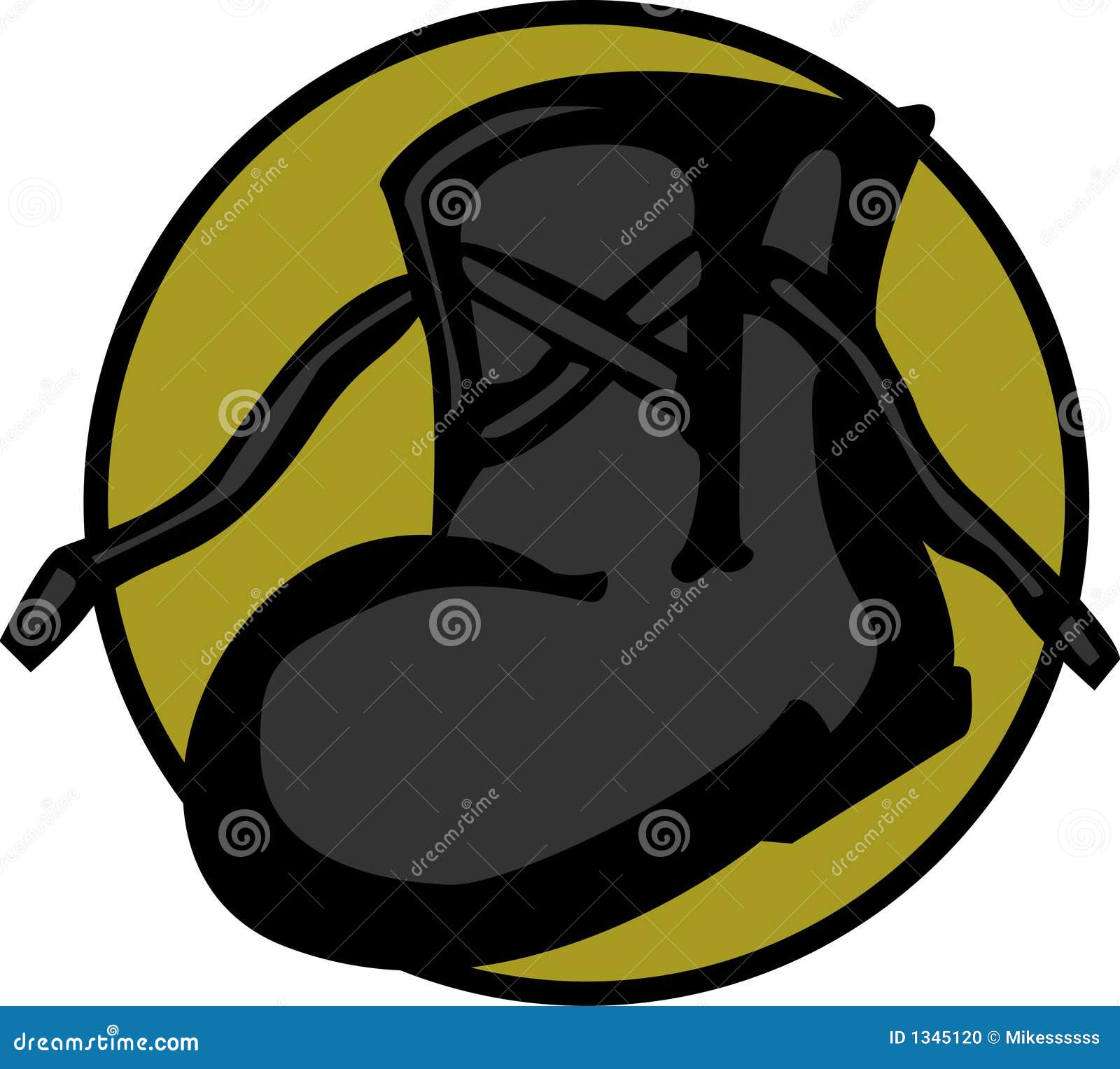 Industrial Boot Vector Illustration Stock Vector - Illustration of wear ...