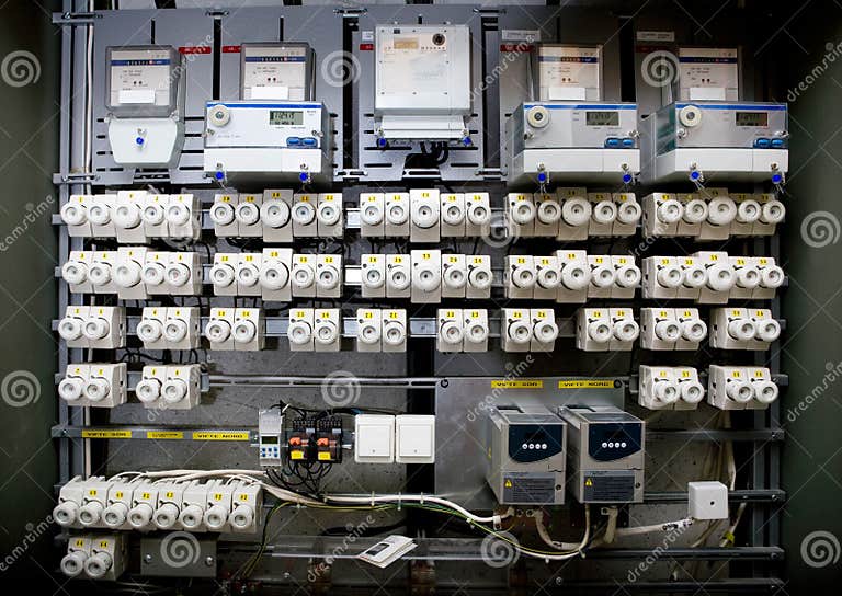 Industrial Breaker Box stock image. Image of electrician - 5080023