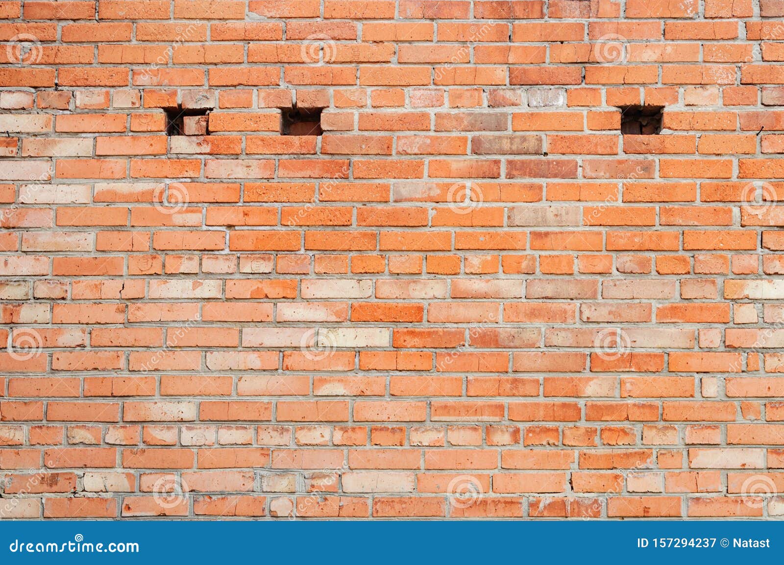 Texture of Brick Wall with Slot Stock Image - Image of brickwork ...