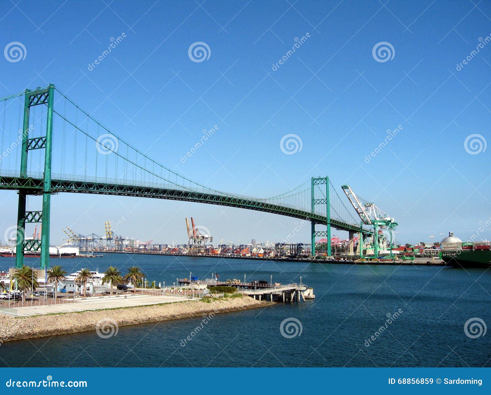 Industrial bridge stock image. Image of architectural - 68856859