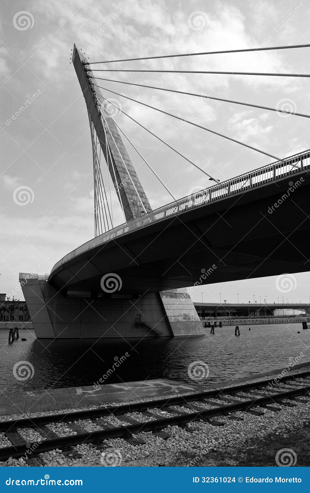 Industrial bridge stock photo. Image of crossing, cars - 32361024