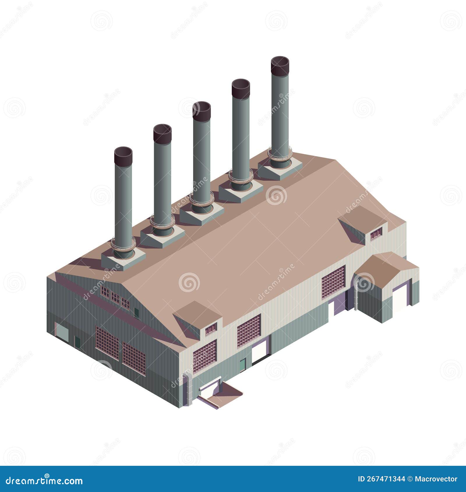 Industrial Building Icon stock illustration. Illustration of work ...