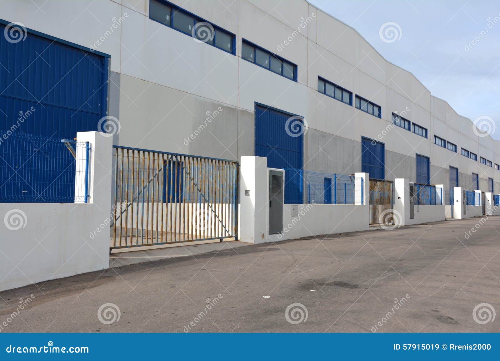 Industrial building stock image. Image of import, business - 57915019