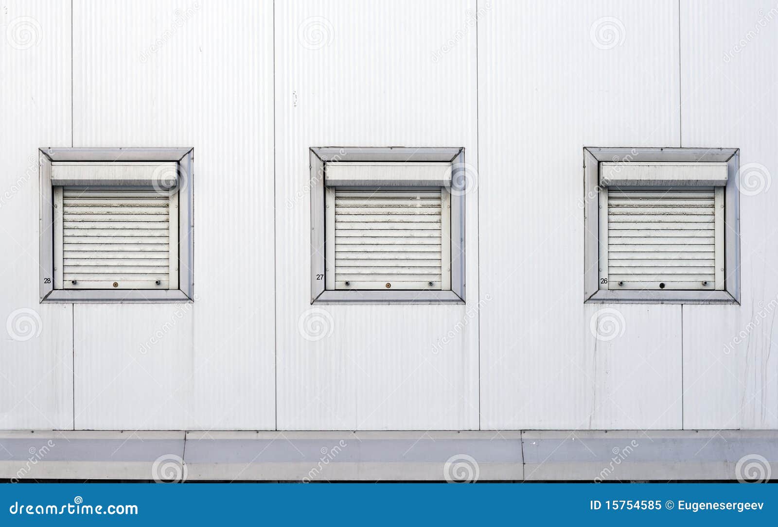Industrial Building Wall Texture Stock Image - Image of jalousies, wall ...