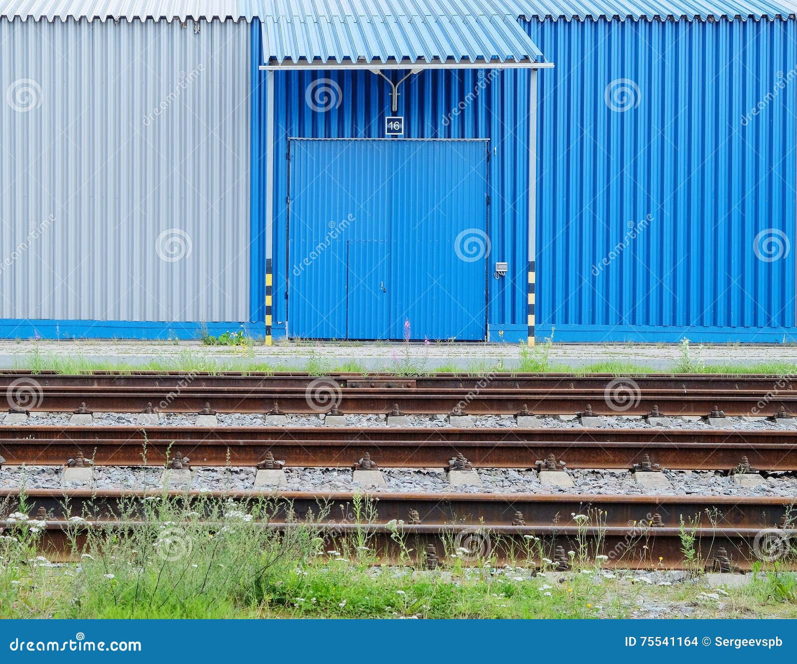 Industrial Building for Warehouse Stock Photo - Image of freight ...