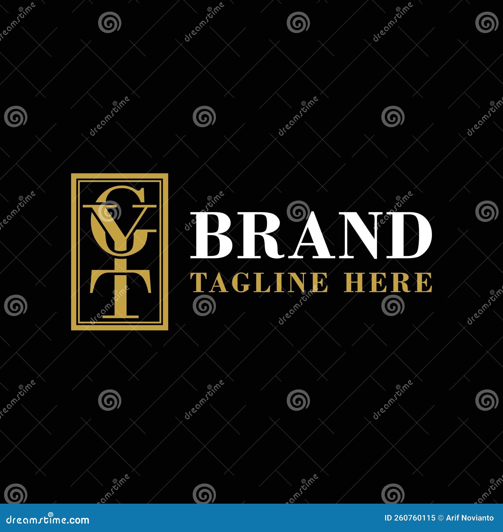 Industrial Business Logo with Initials GYT Stock Vector - Illustration ...