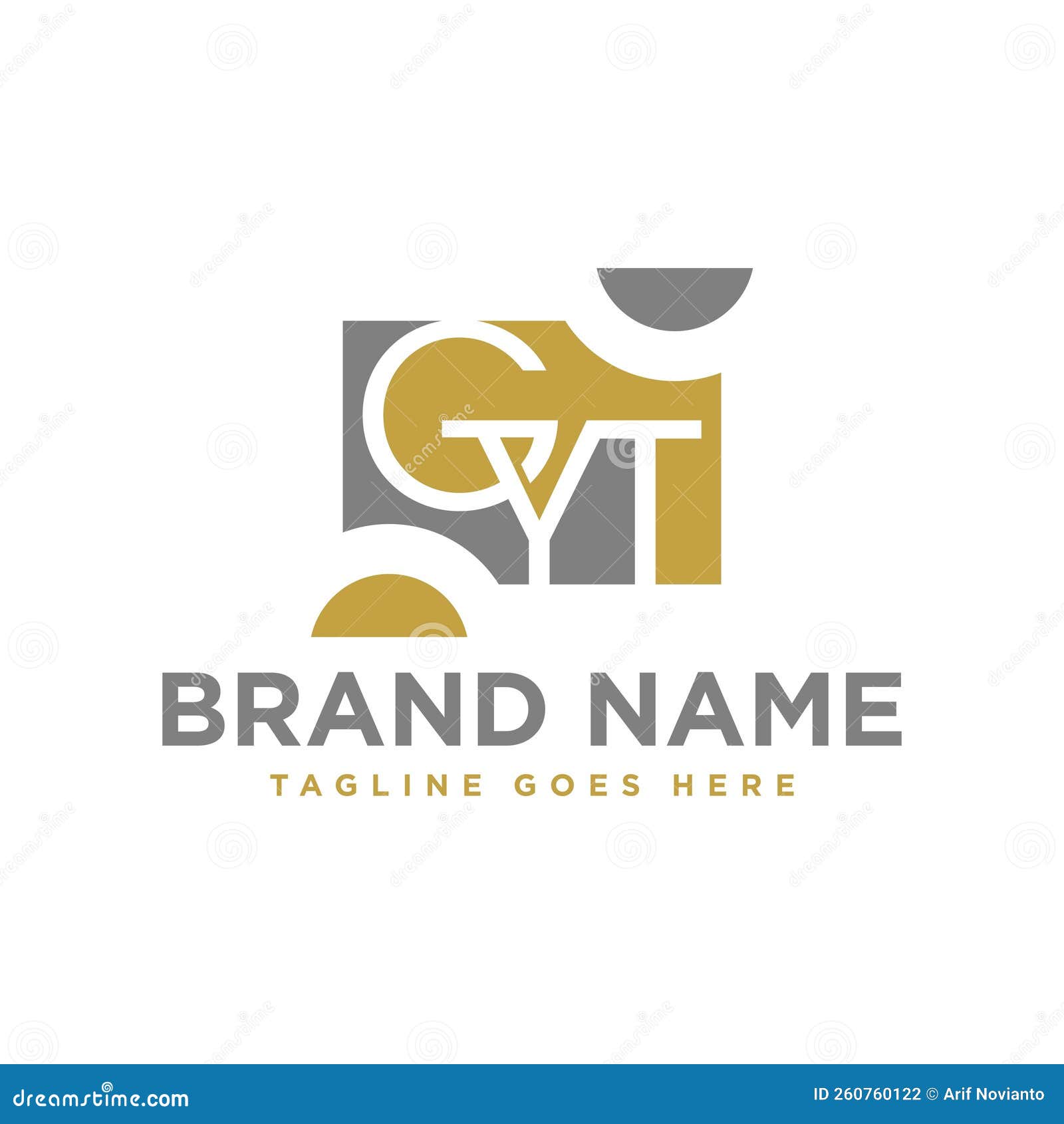 Industrial Business Logo with Initials GYT Stock Vector - Illustration ...