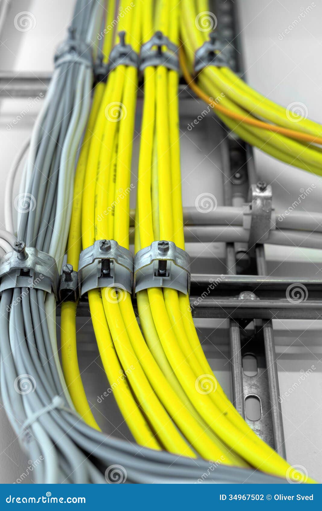 Industrial Cables Rolled Up On Reel Stock Image | CartoonDealer.com ...