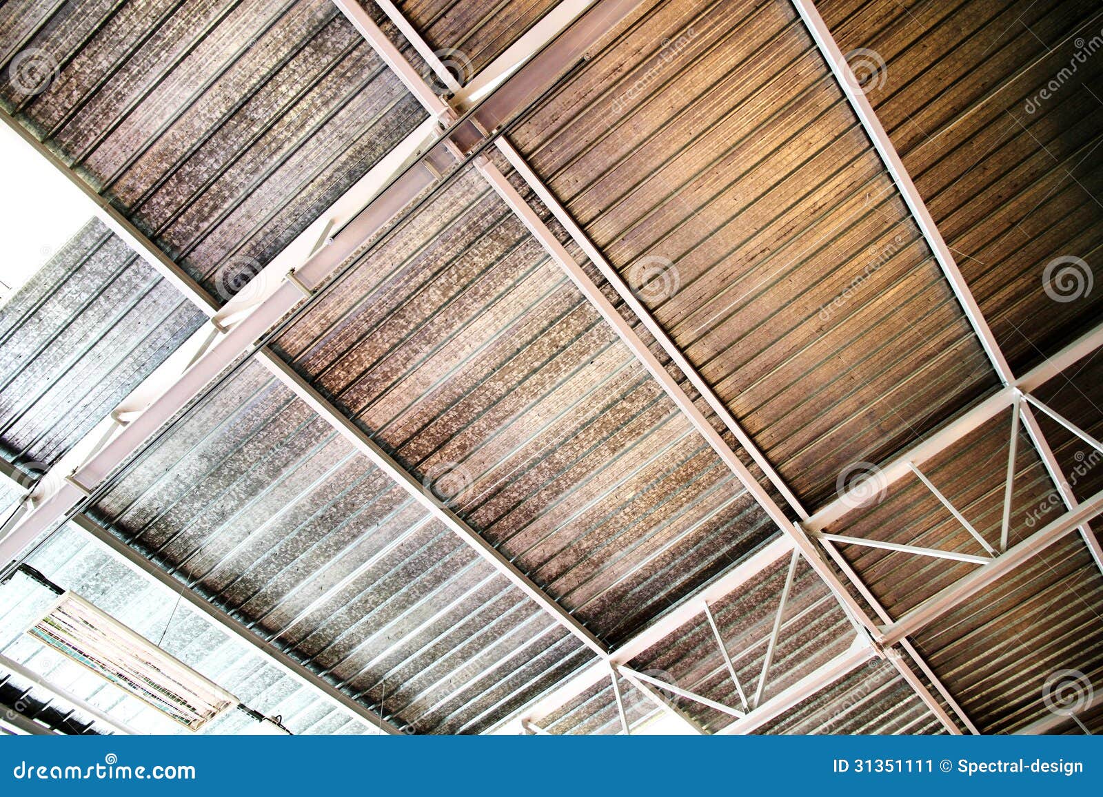 Industrial Ceiling stock image. Image of steel, background - 31351111