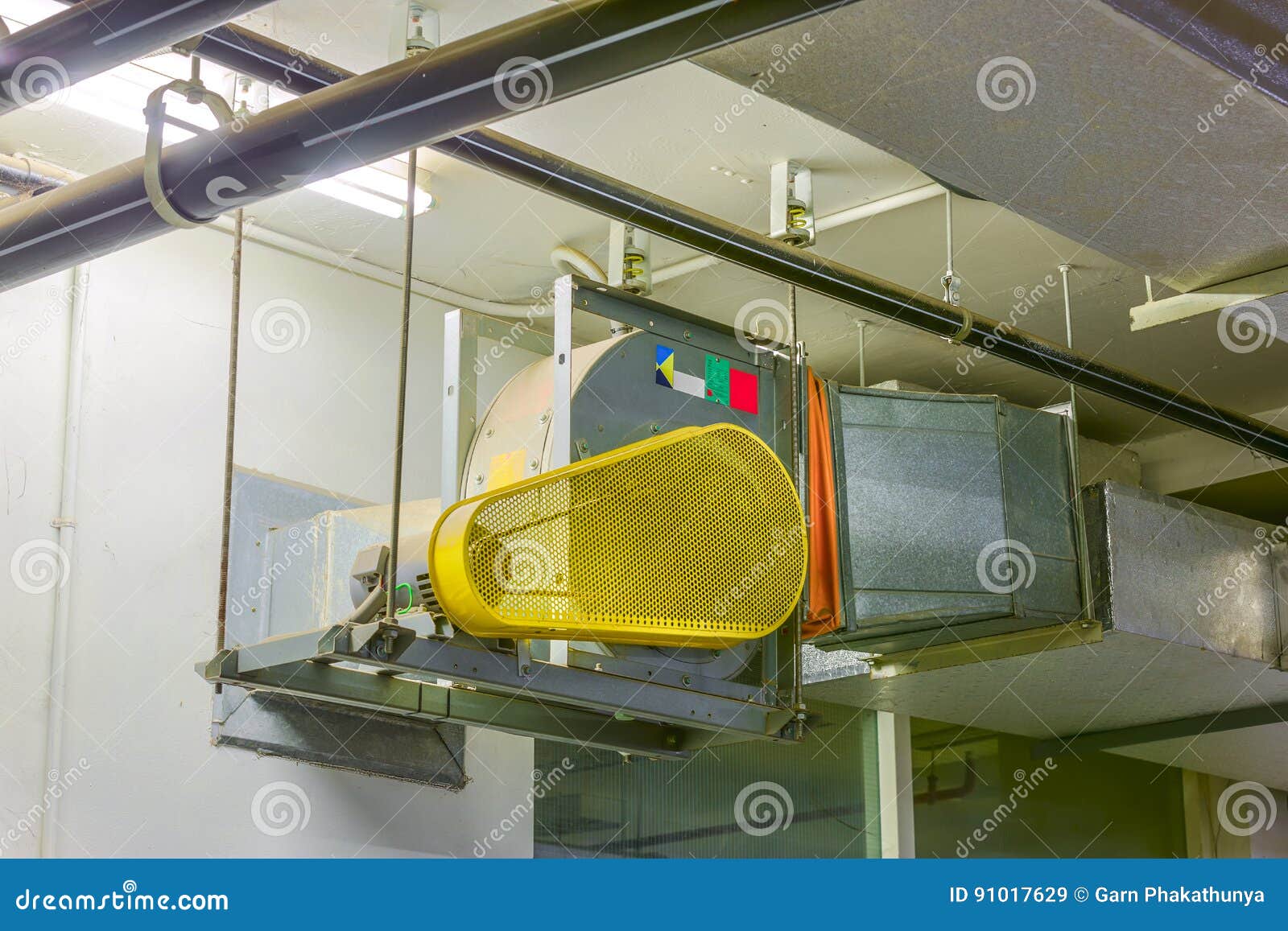 Industrial Centrifugal Fan in Ventilation Systems Stock Image - Image ...