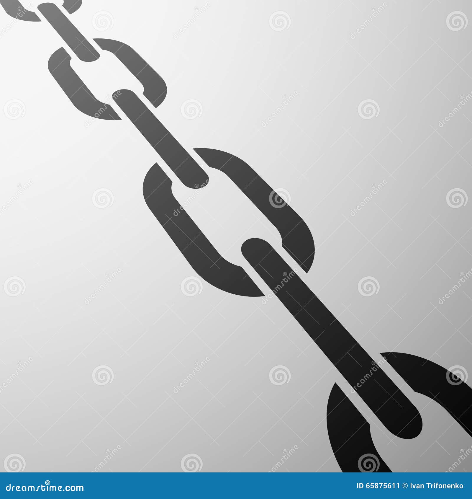 Industrial Chain. Stock Illustration. Stock Vector - Illustration of ...