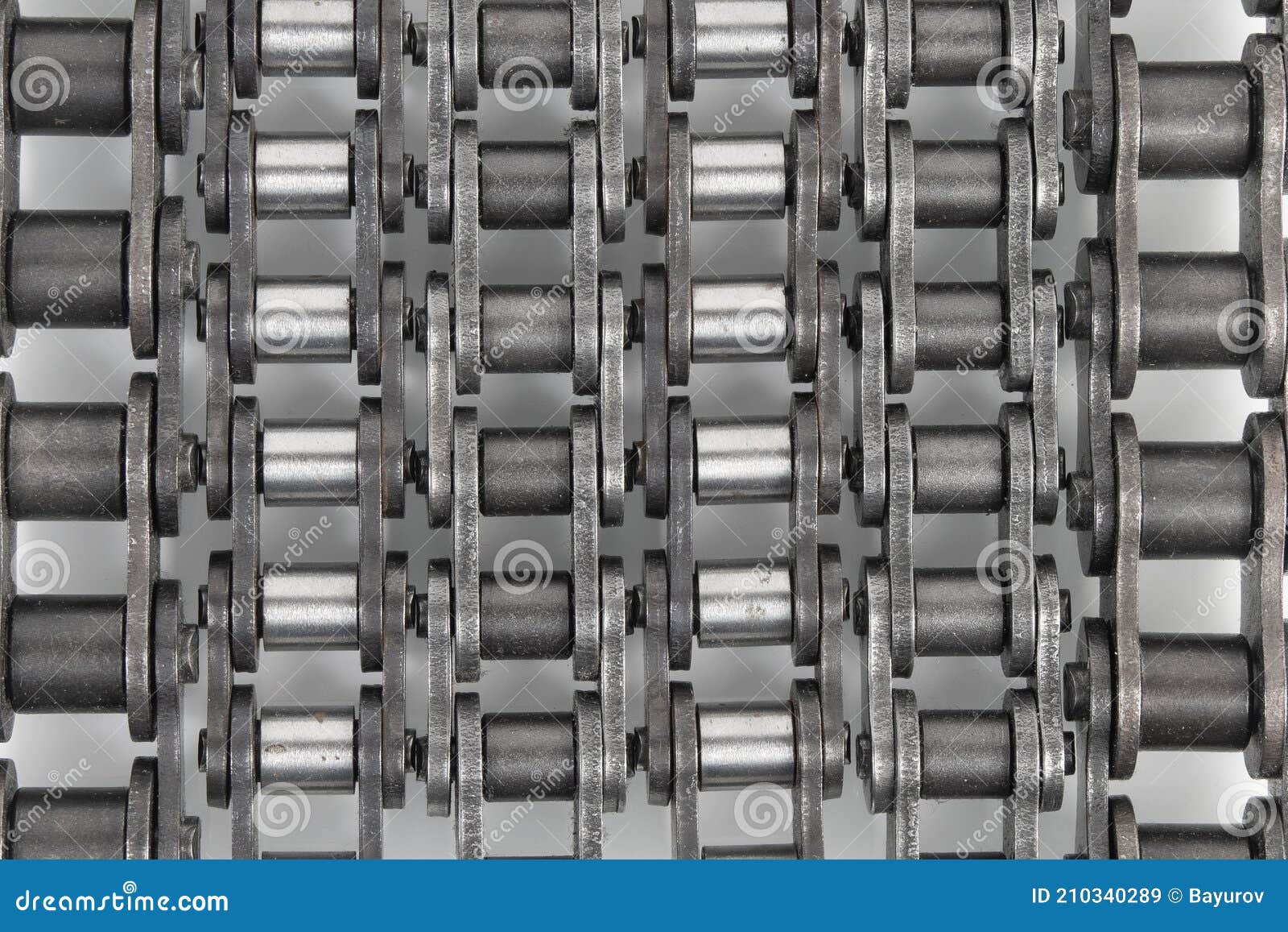 Industrial Chains for Drives and Mechanisms Stock Image - Image of ...