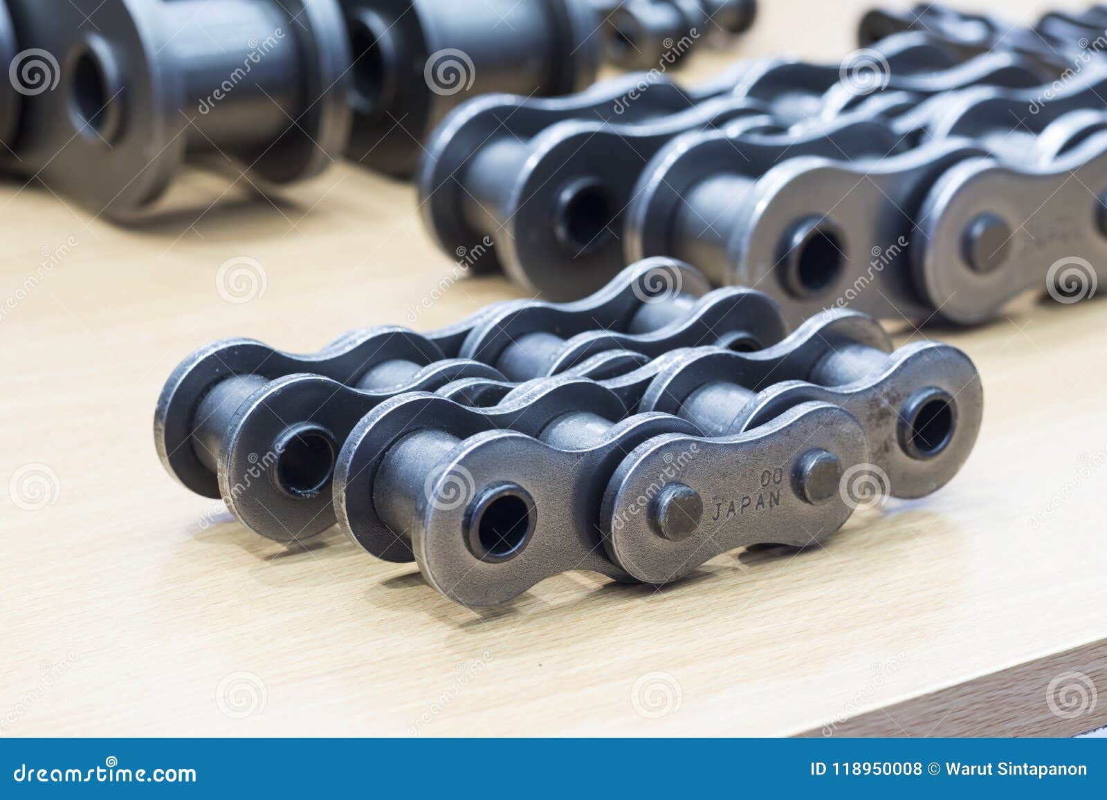 The Industrial Chains for Machine Stock Photo - Image of equipment ...